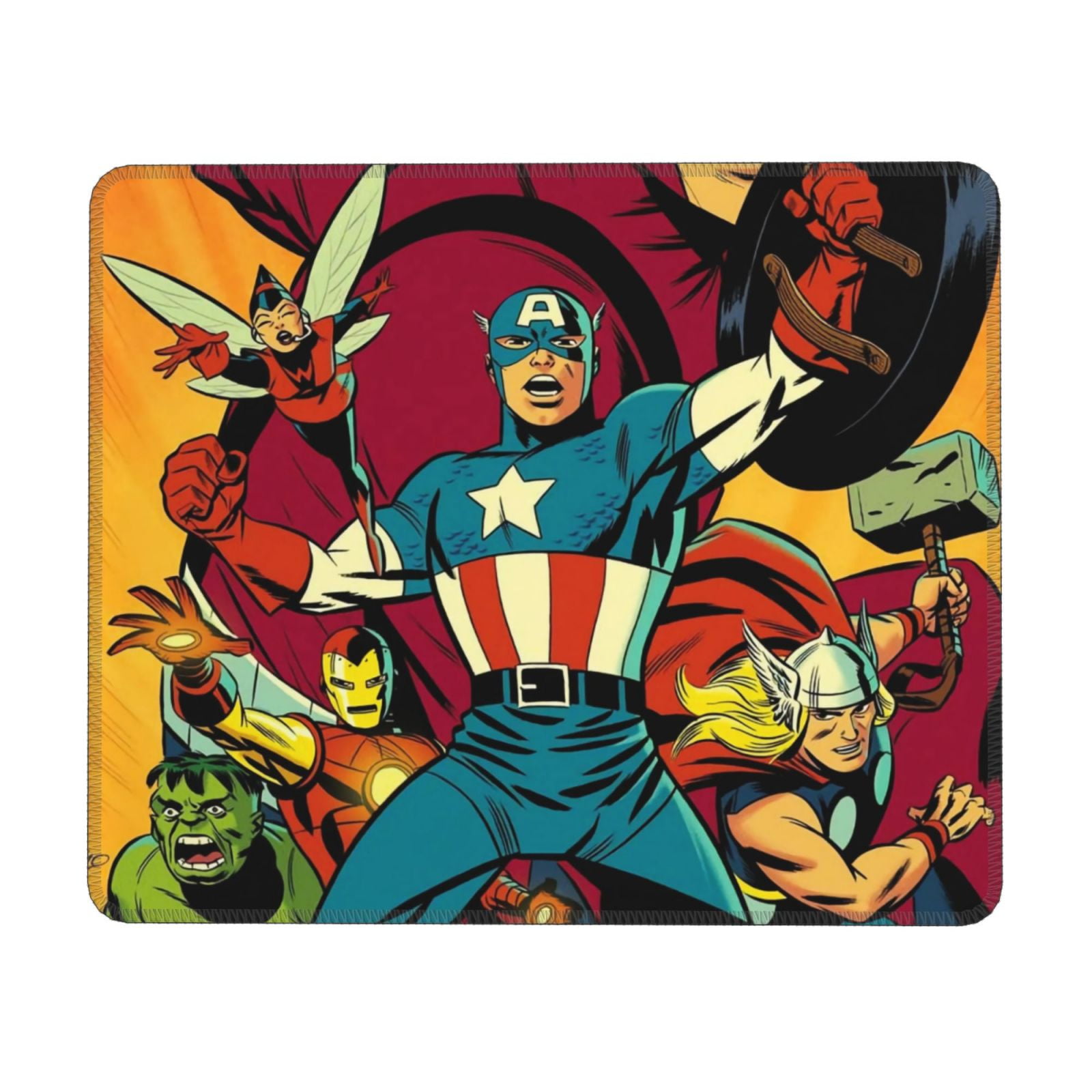 Avengers Captain America Mouse Pad,Computer Mouse Mat with Anti-Slip ...