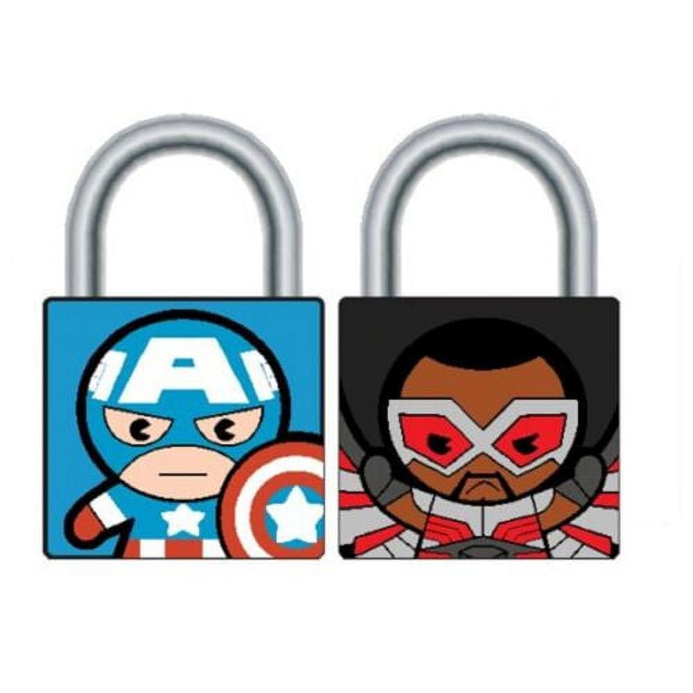 Avengers Captain America and Falcon Padlocks With Keys - Walmart.com