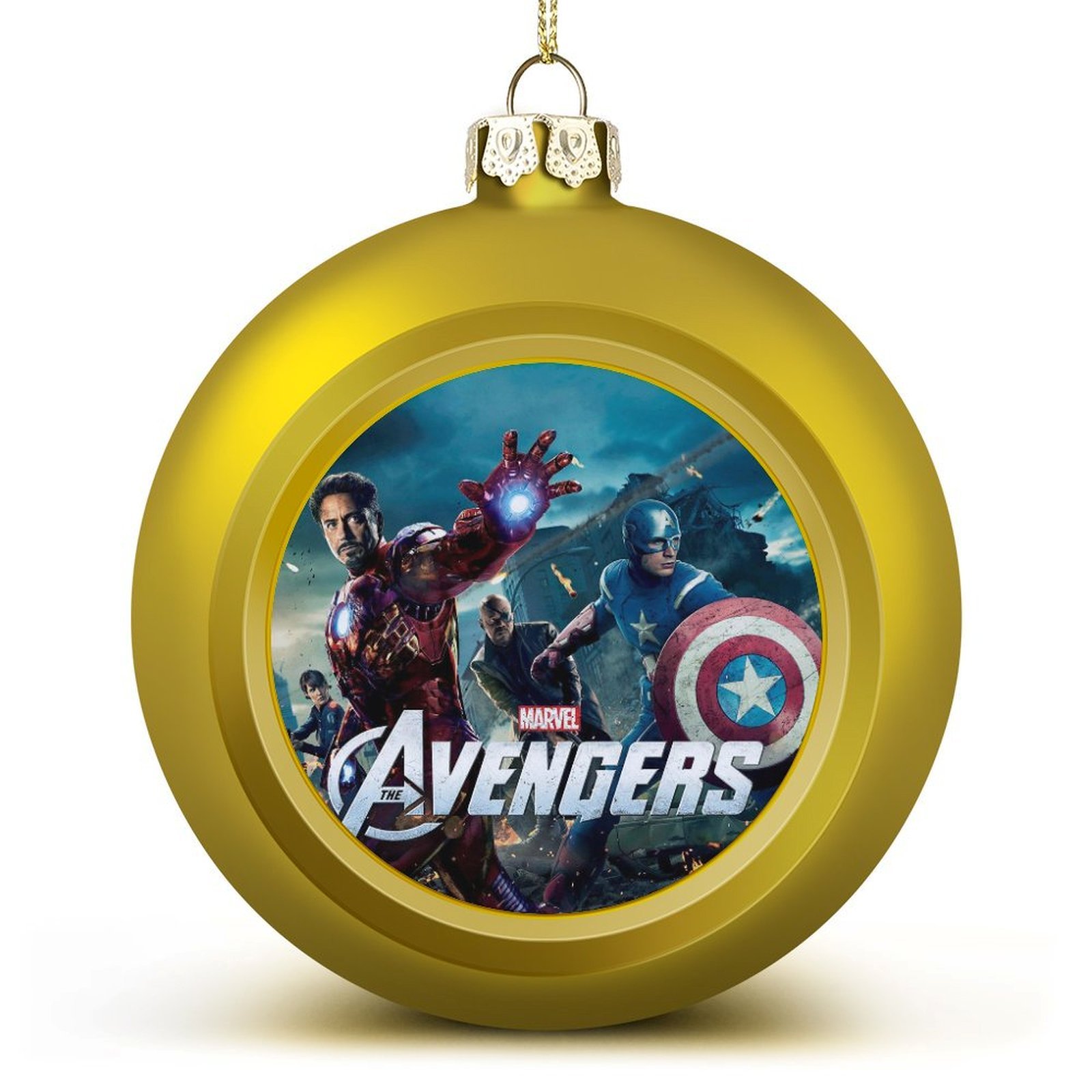 Avengers Christmas Ball Ornaments, 2.4 Inch Christmas Tree Decorations ...