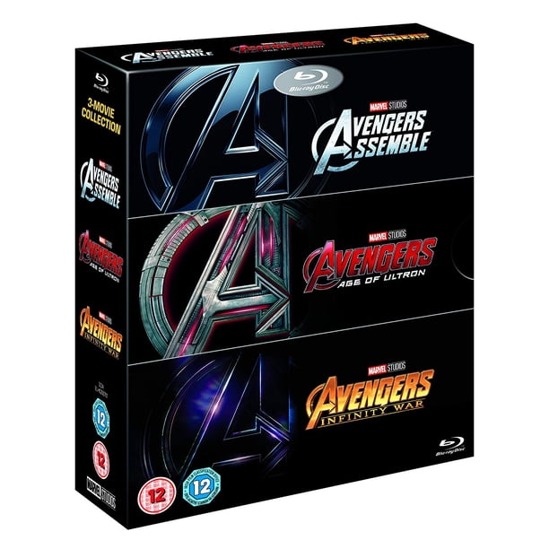 Avengers Collection 1-3 Blu Ray - Walmart Business Supplies