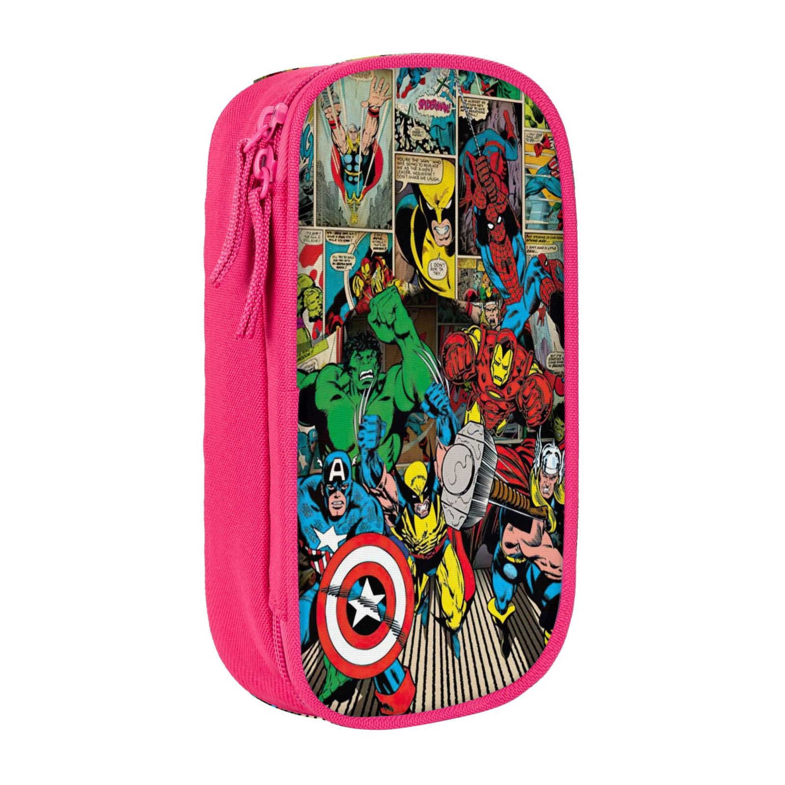 Avengers Comic Spider-Man Pencil Case,Pencil Pouch,Big Pencil Bag Pouch ...