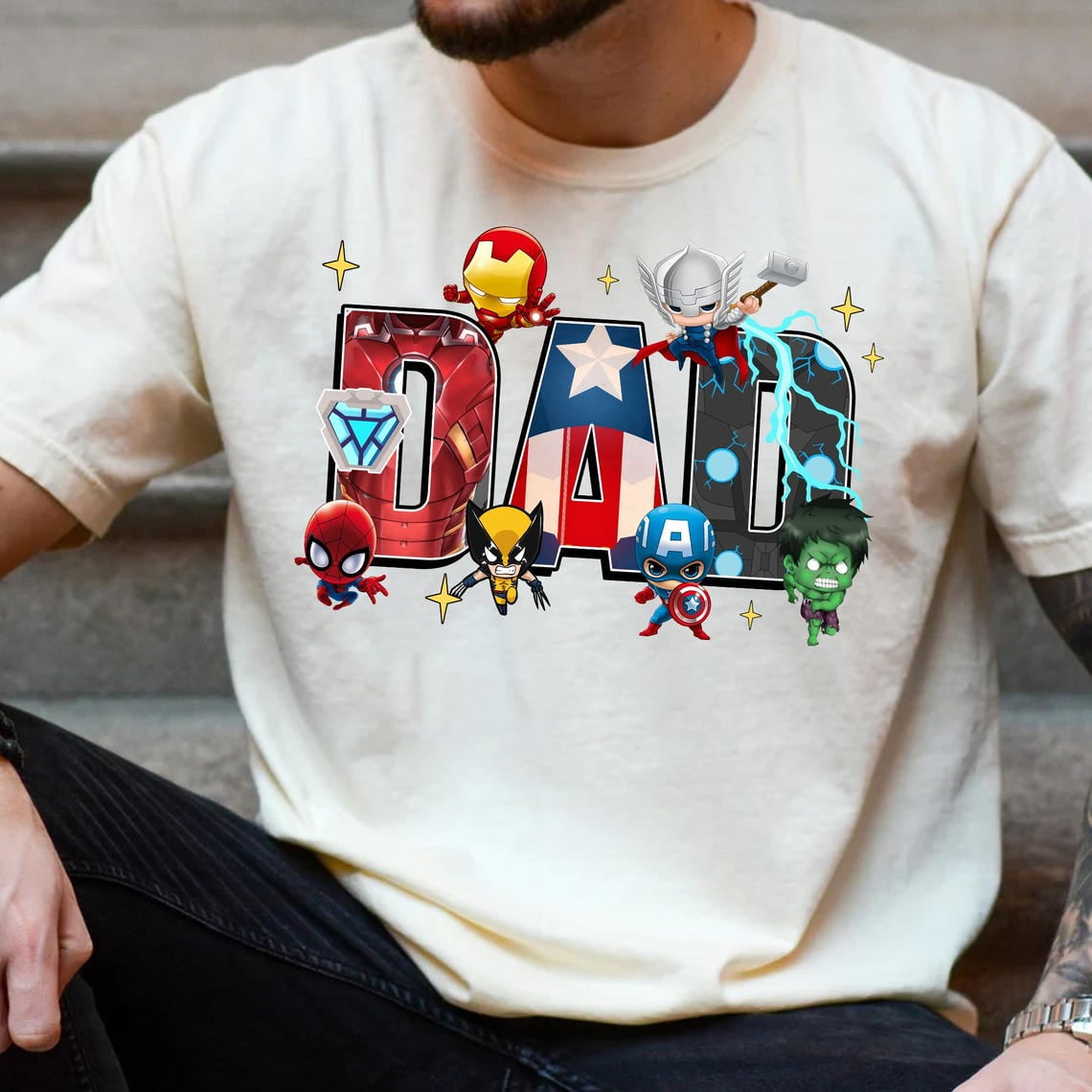 Avengers Dada Shirt, Captain America Dad Shirt, Marvel Dad Shirt ...