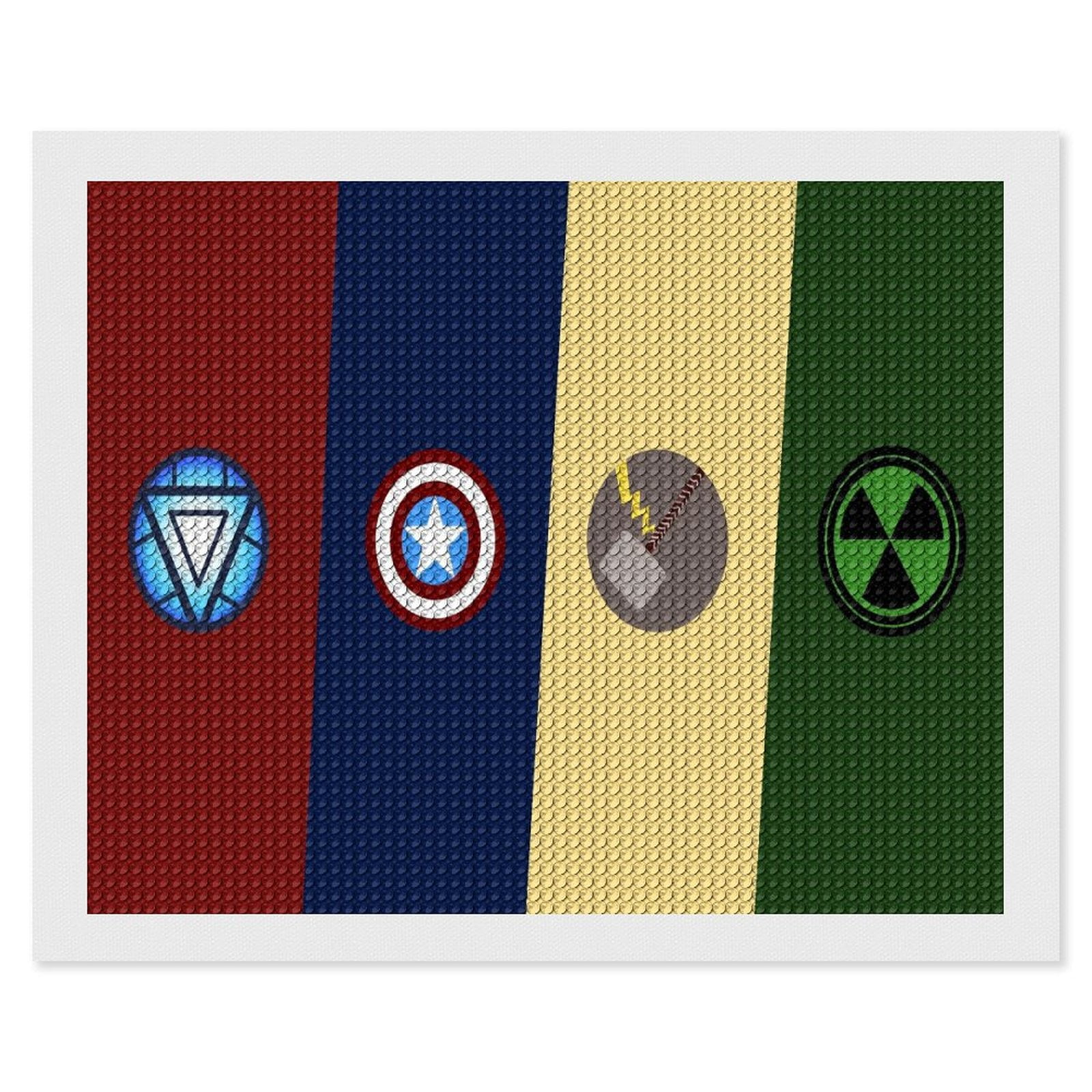 Avengers Diamond Art Kits for Adults 5D Diamond Art Kit Paint by Number ...