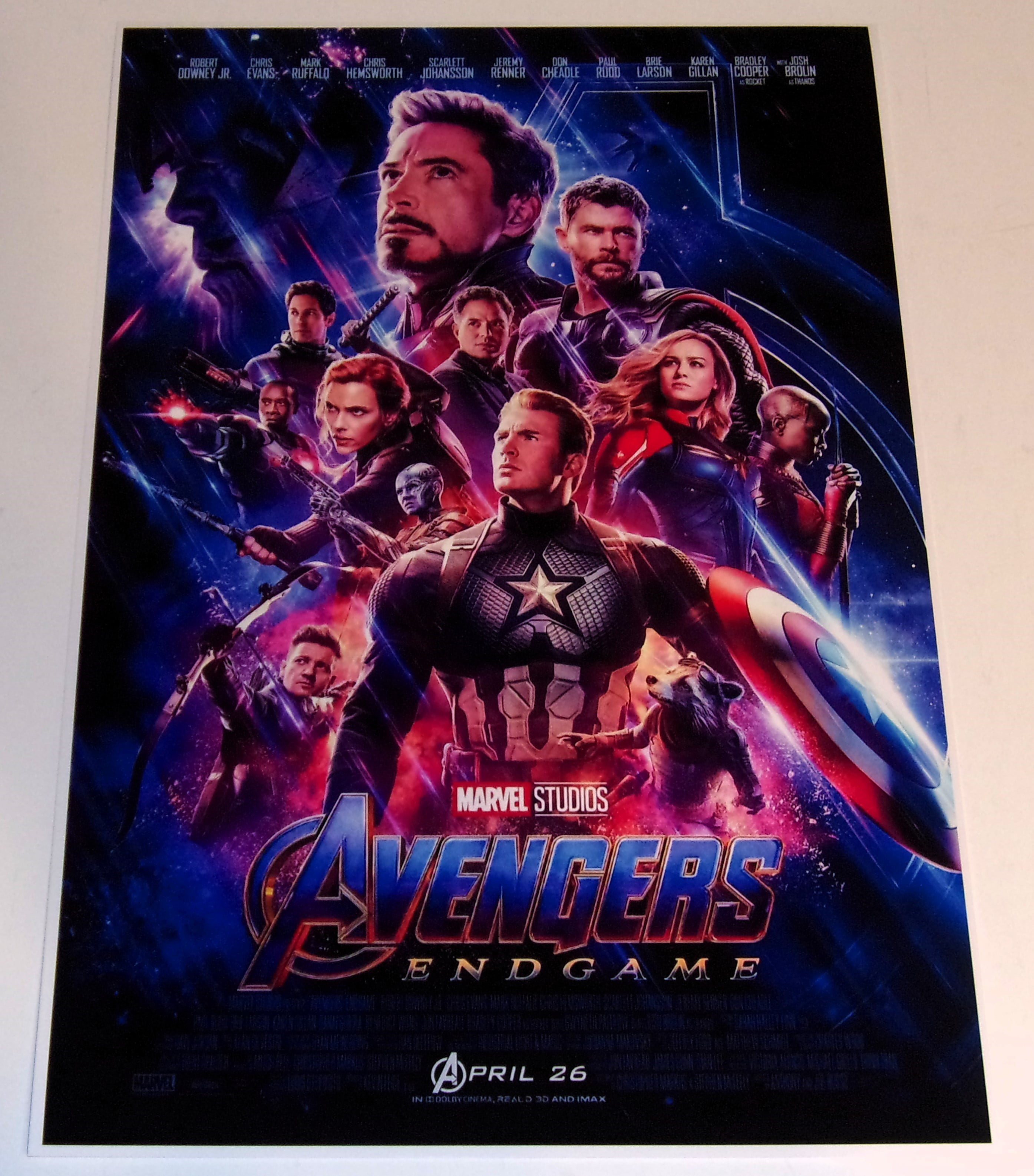 Avengers ENDGAME - 2019 Iron Man, Hulk, Captain America, Thor, Marvel ...