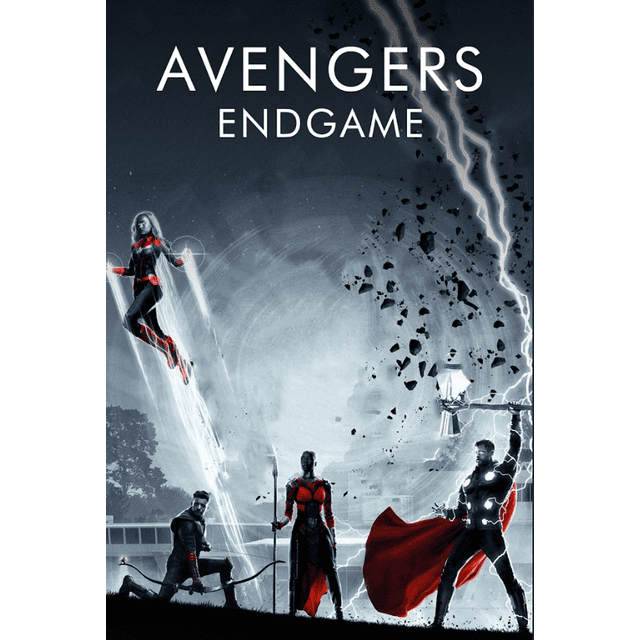 Avengers: Endgame (2019) 24x36 Poster Epic Marvel Finale, Superhero Blockbuster - Walmart.com