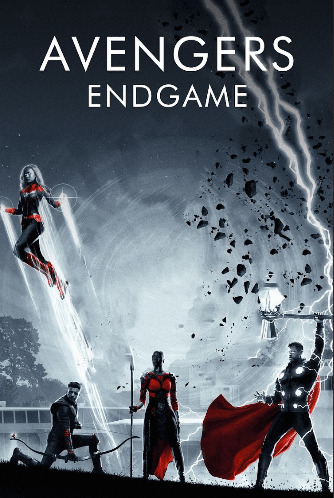 Avengers: Endgame (2019) 24x36 Poster Epic Marvel Finale, Superhero ...