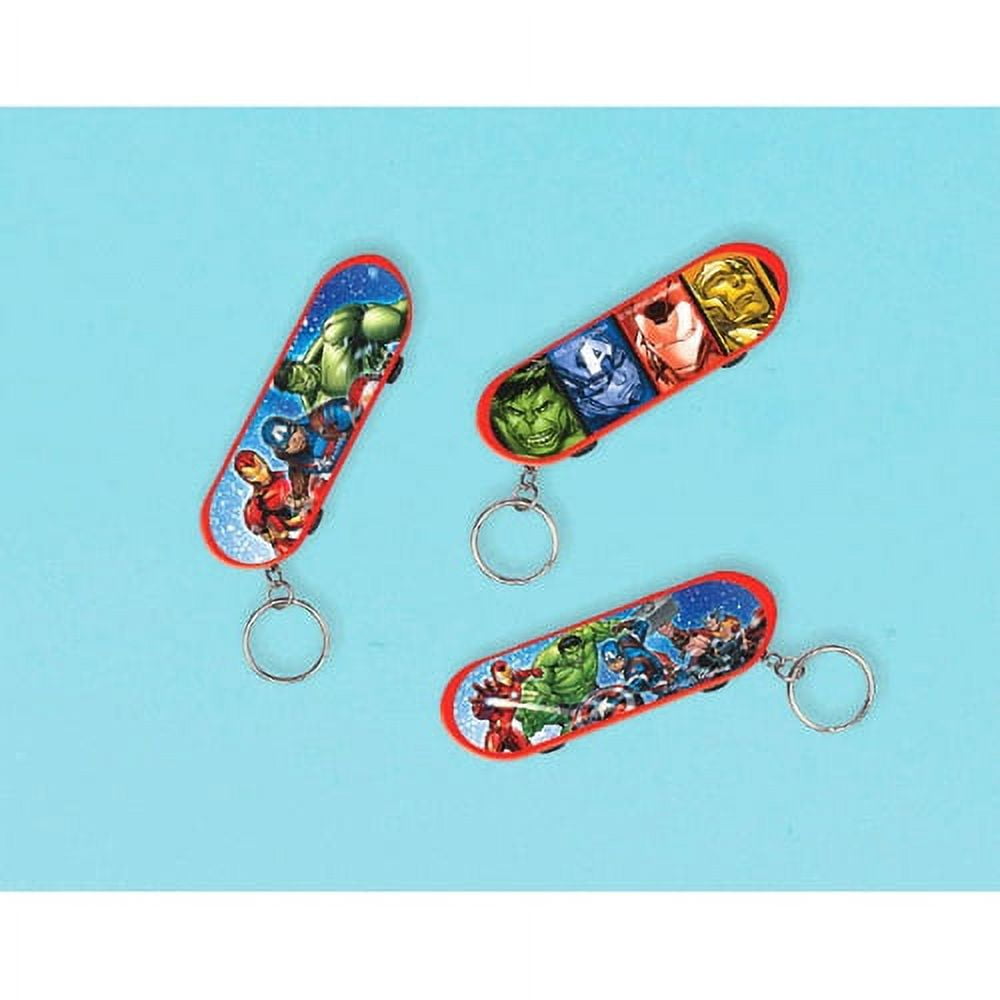 Avengers 'Epic' Mini Skateboard Keychains / Favors (8ct) - Walmart.com