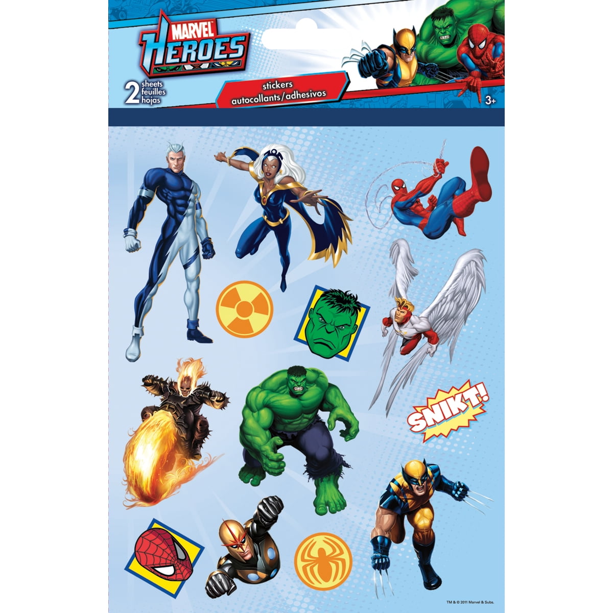 Avengers Foldover Stickers - Walmart.com