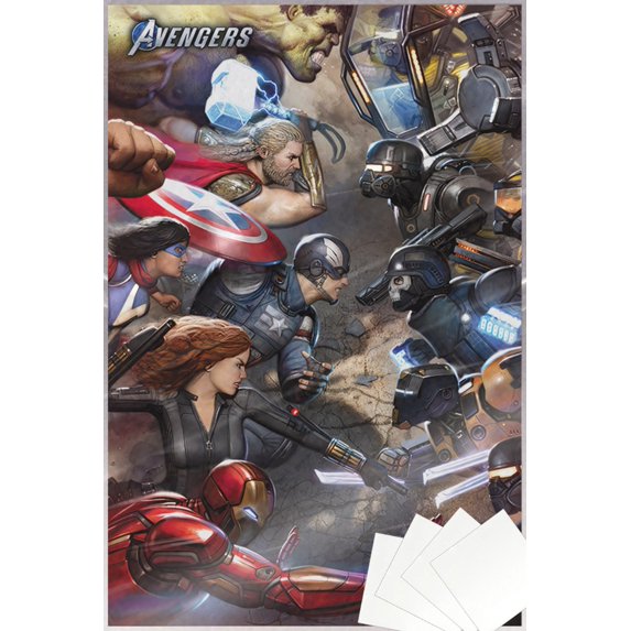 Avengers Gamerverse - Marvel Gaming Poster (Face Off) (Size: 24" x 36 ...
