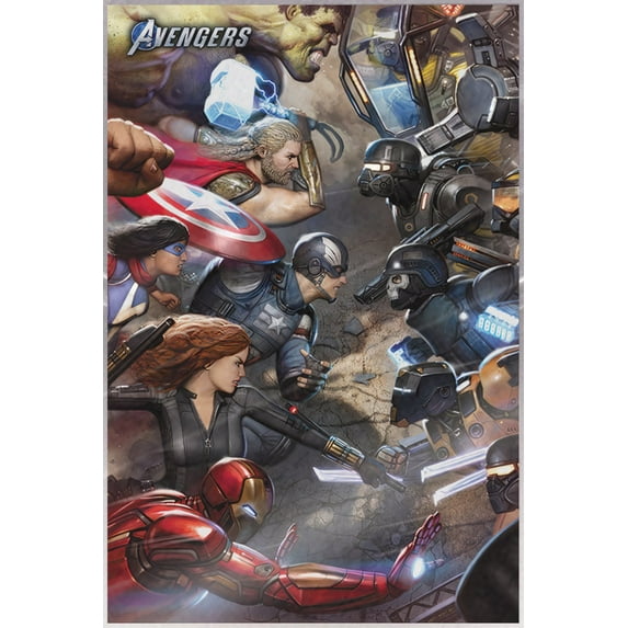 Avengers Gamerverse - Marvel Gaming Poster (Face Off) (Size: 24" x 36 ...