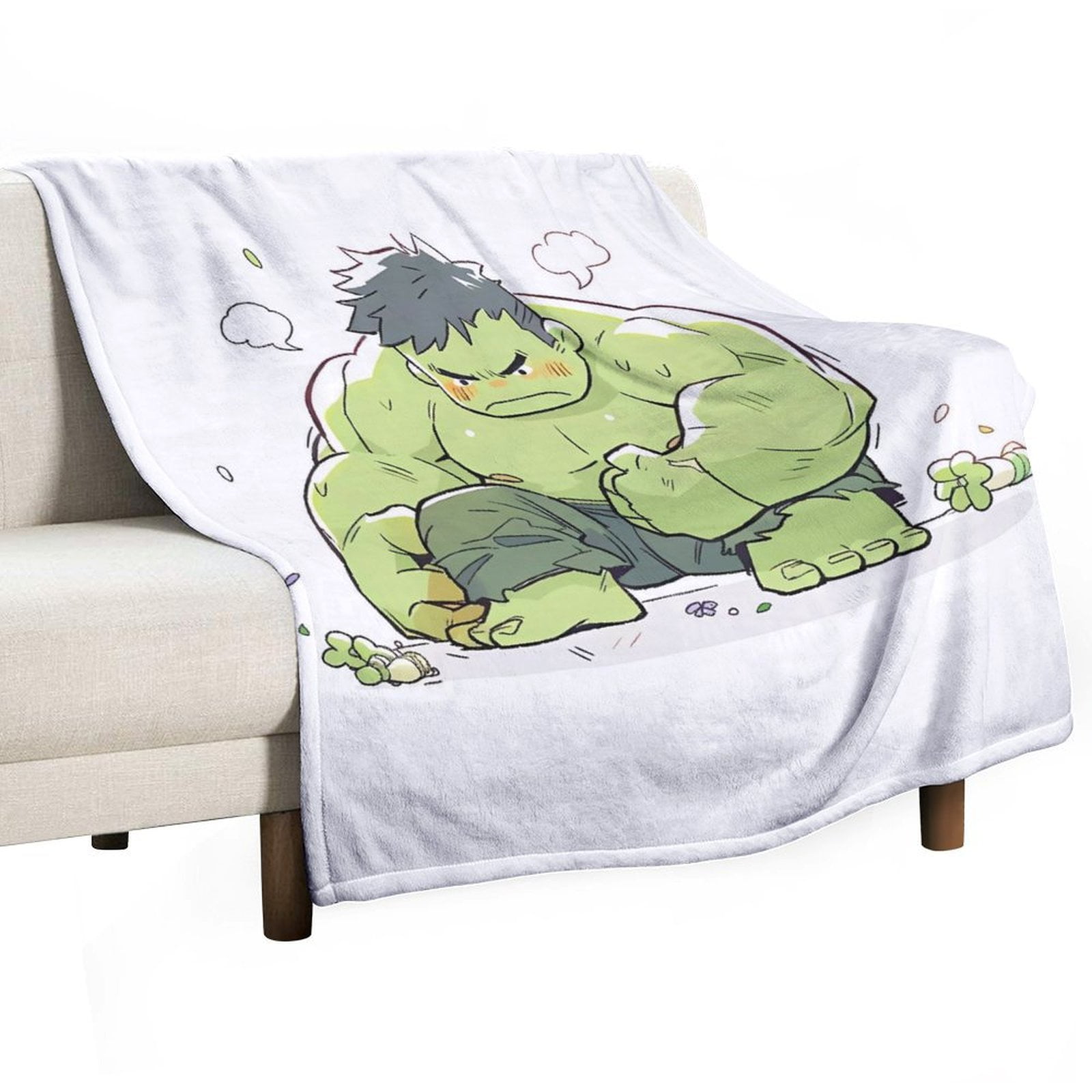 Avengers Hulk Micro Raschel Throw Blanket, 30" X 40" - Walmart.com