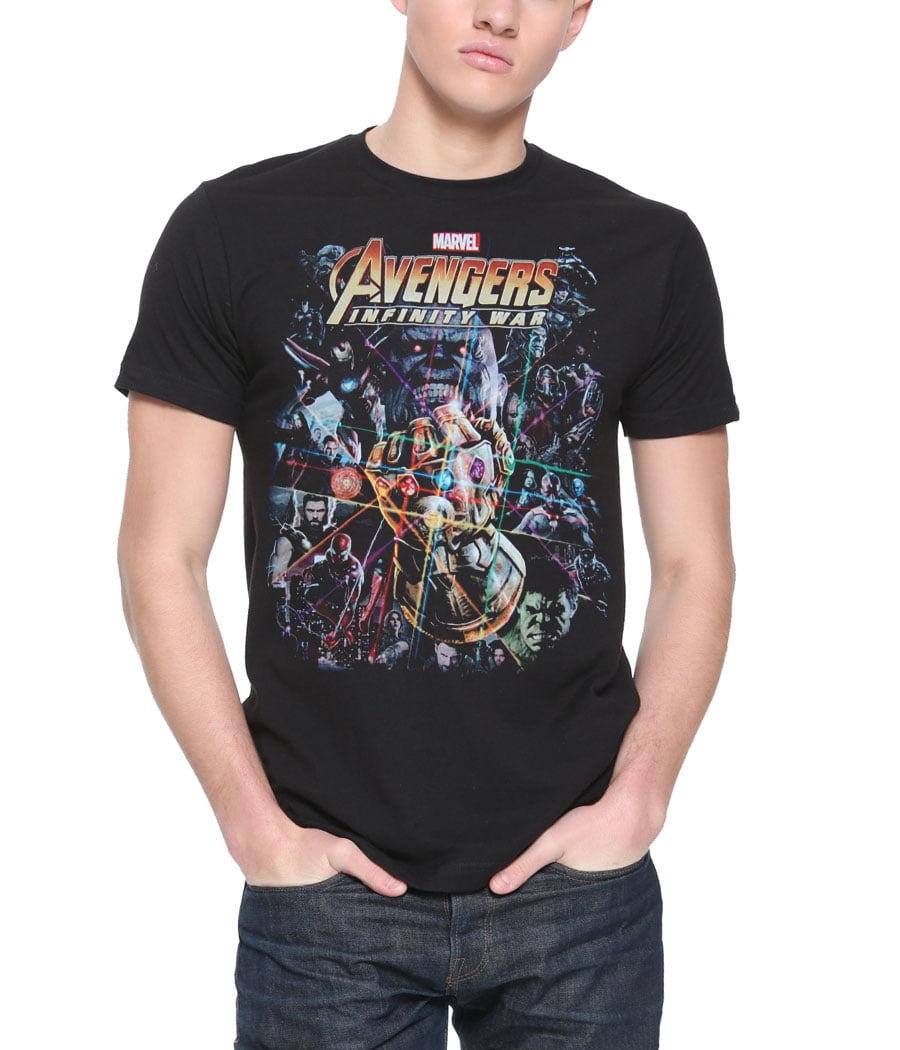 Avengers Infinity War Infinite Power Gauntlet T-Shirt - Walmart ...
