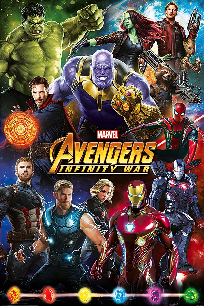 Avengers: Infinity War - Movie Poster / Print (Characters) - Walmart.com