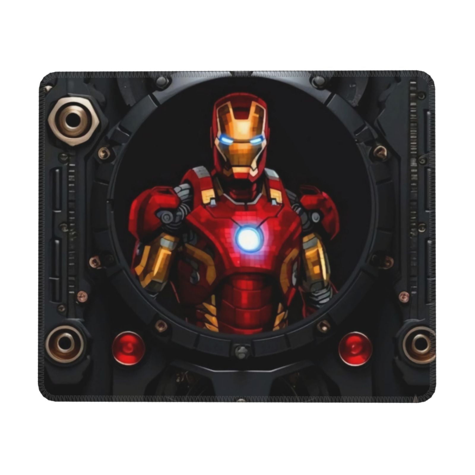 Avengers Iron Man Mouse Pad,Computer Mouse Mat with Anti-Slip Rubber ...