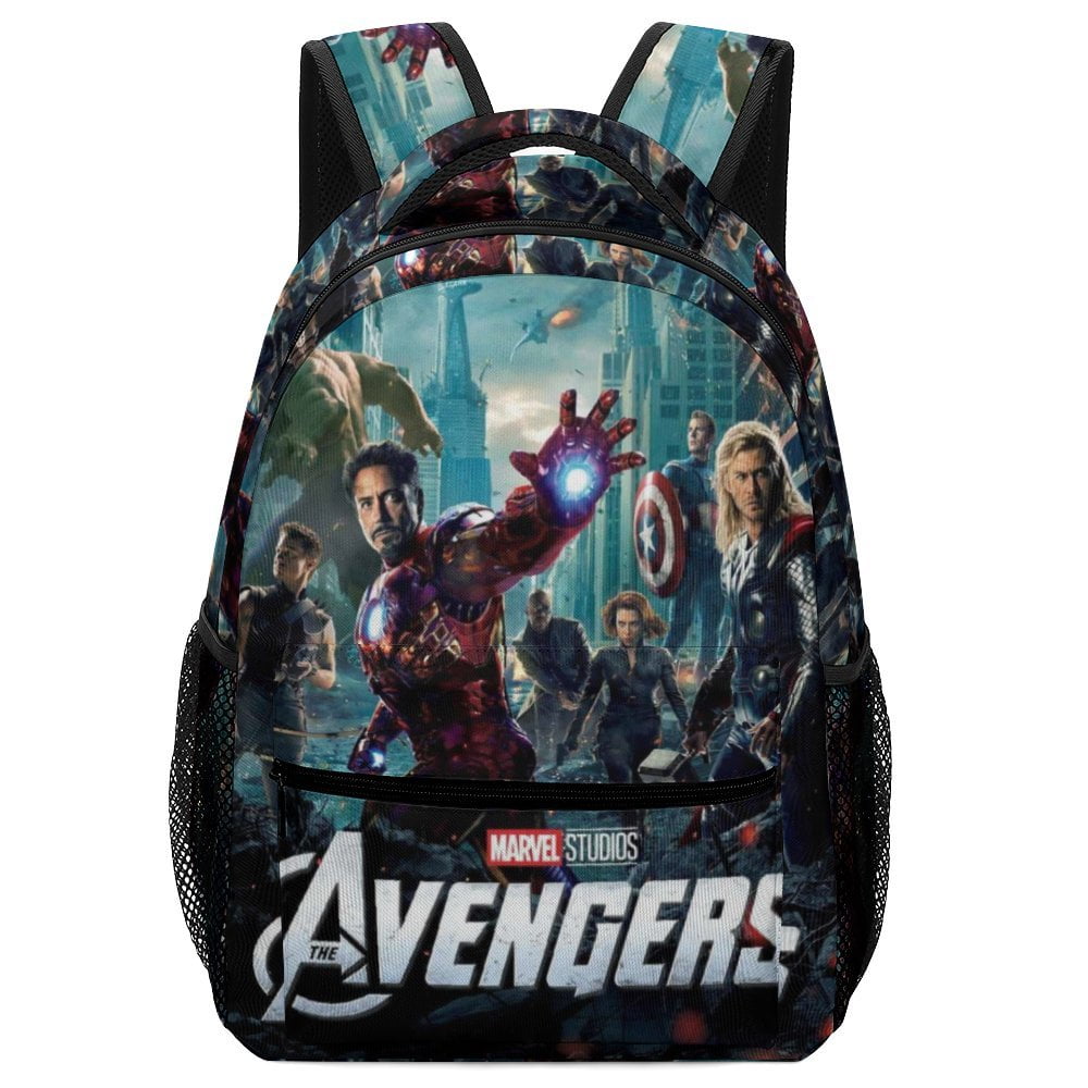Avengers Kid Backpack School Bag Elementary Students Bookbags for Teens ...
