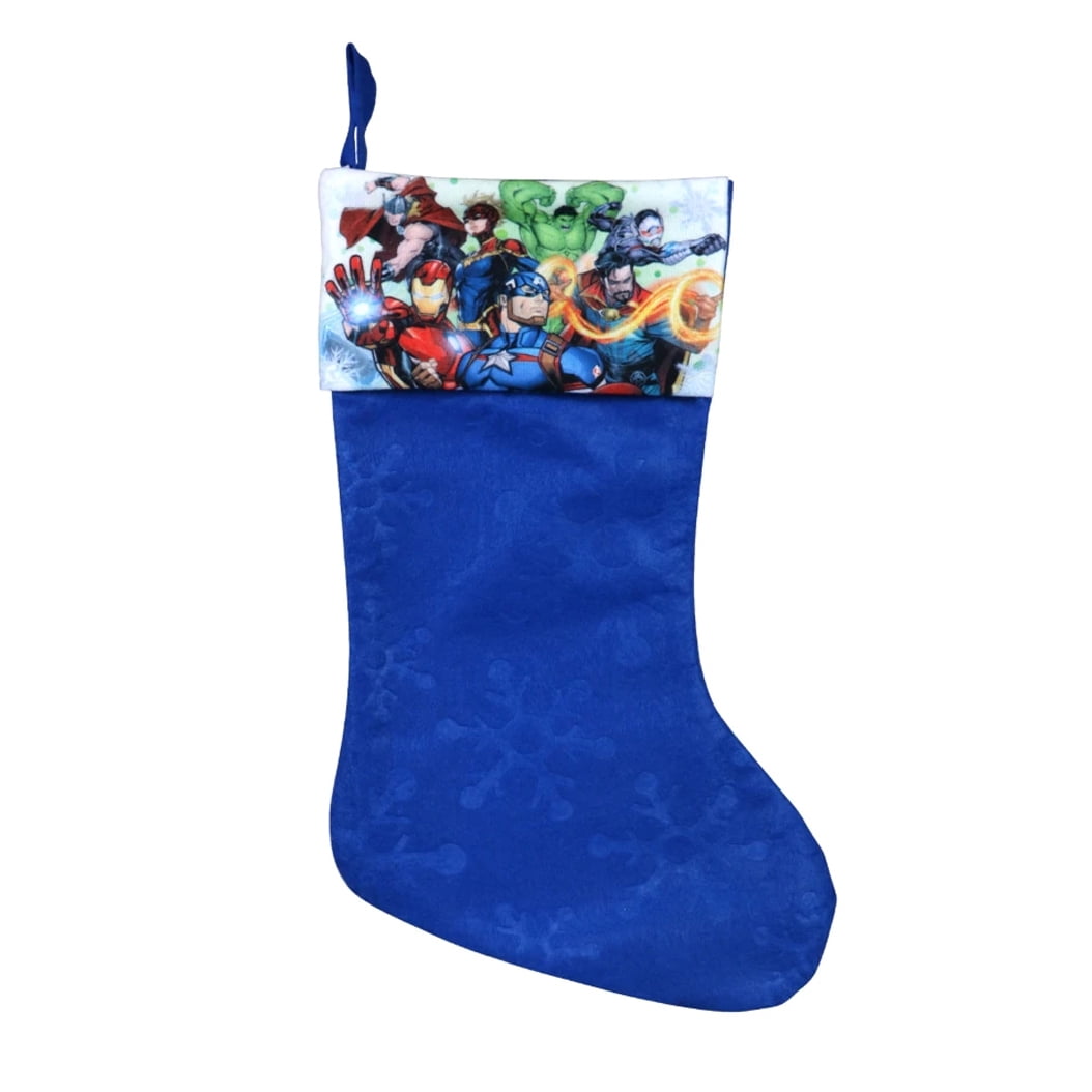 Avengers Kids Felt Embossed Christmas Stocking 15.5 Inch Long - Walmart.com