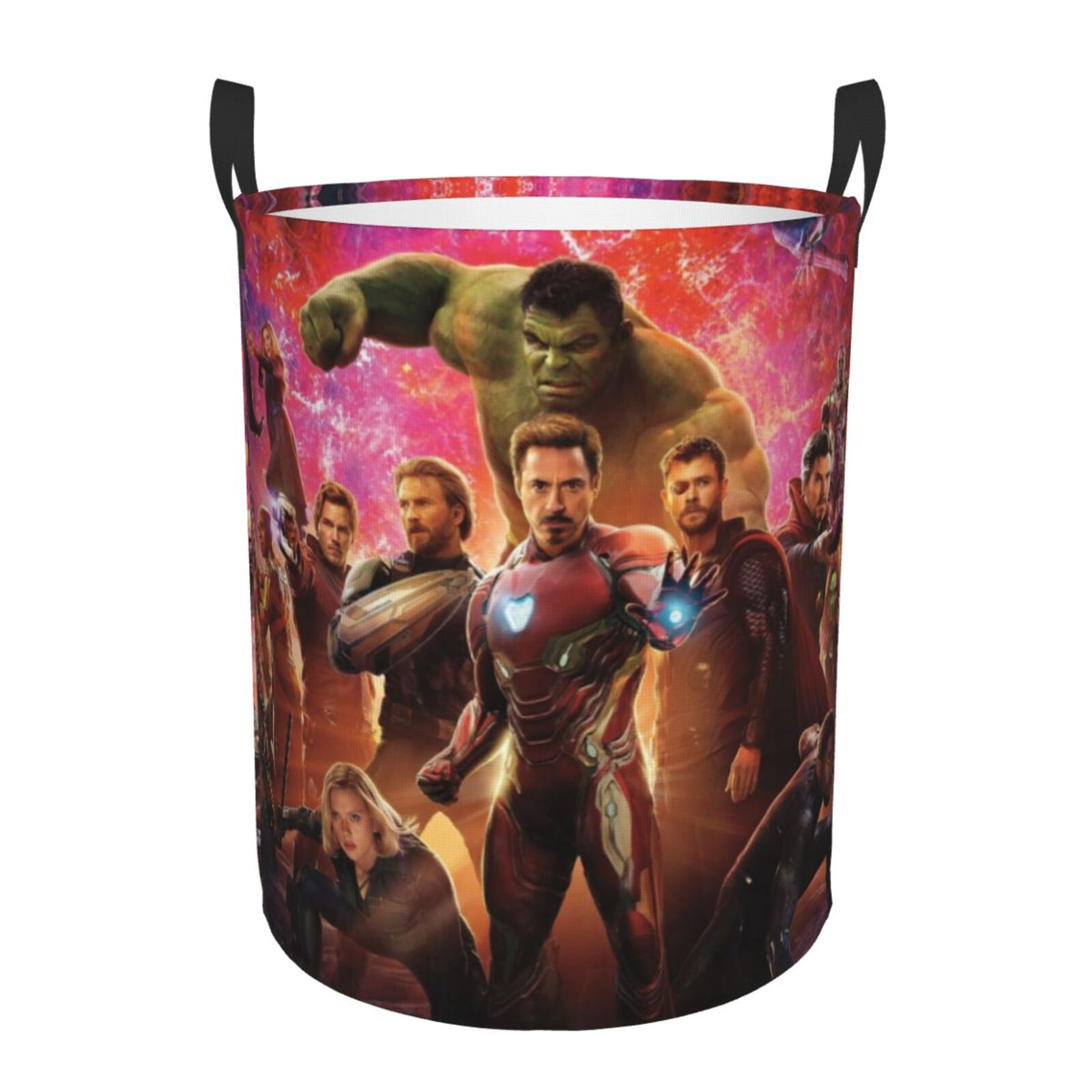 Avengers Large Laundry Hamper, Collapsible Laundry Basket With Handles ...