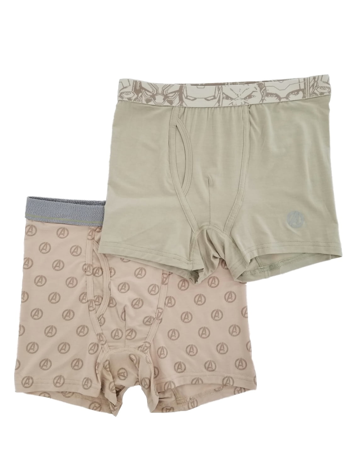 Avengers Marvel Mens 2-Pack Ultra Soft Boxer Briefs Boxers Large ...