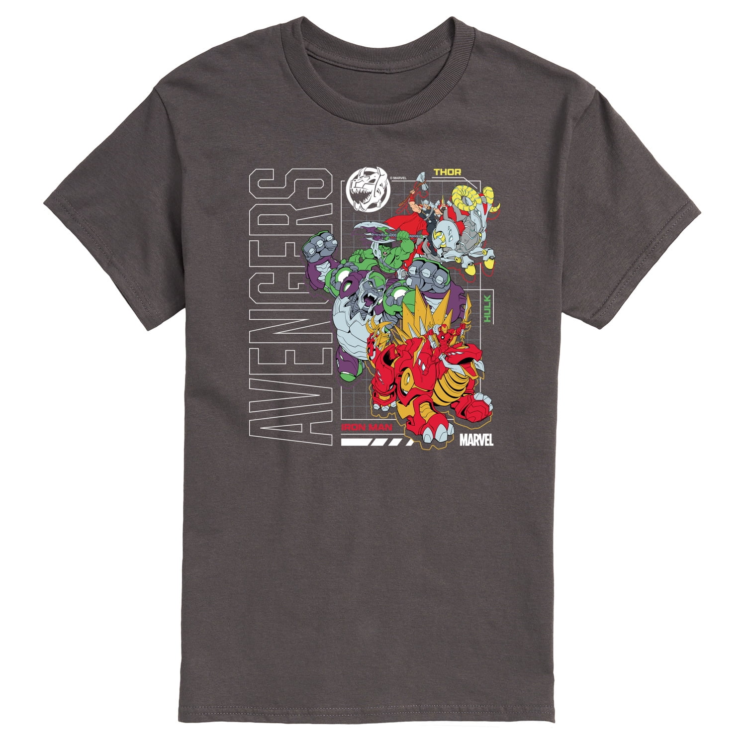 Avengers - Mech Schematic - Men's Short Sleeve Graphic T-Shirt ...