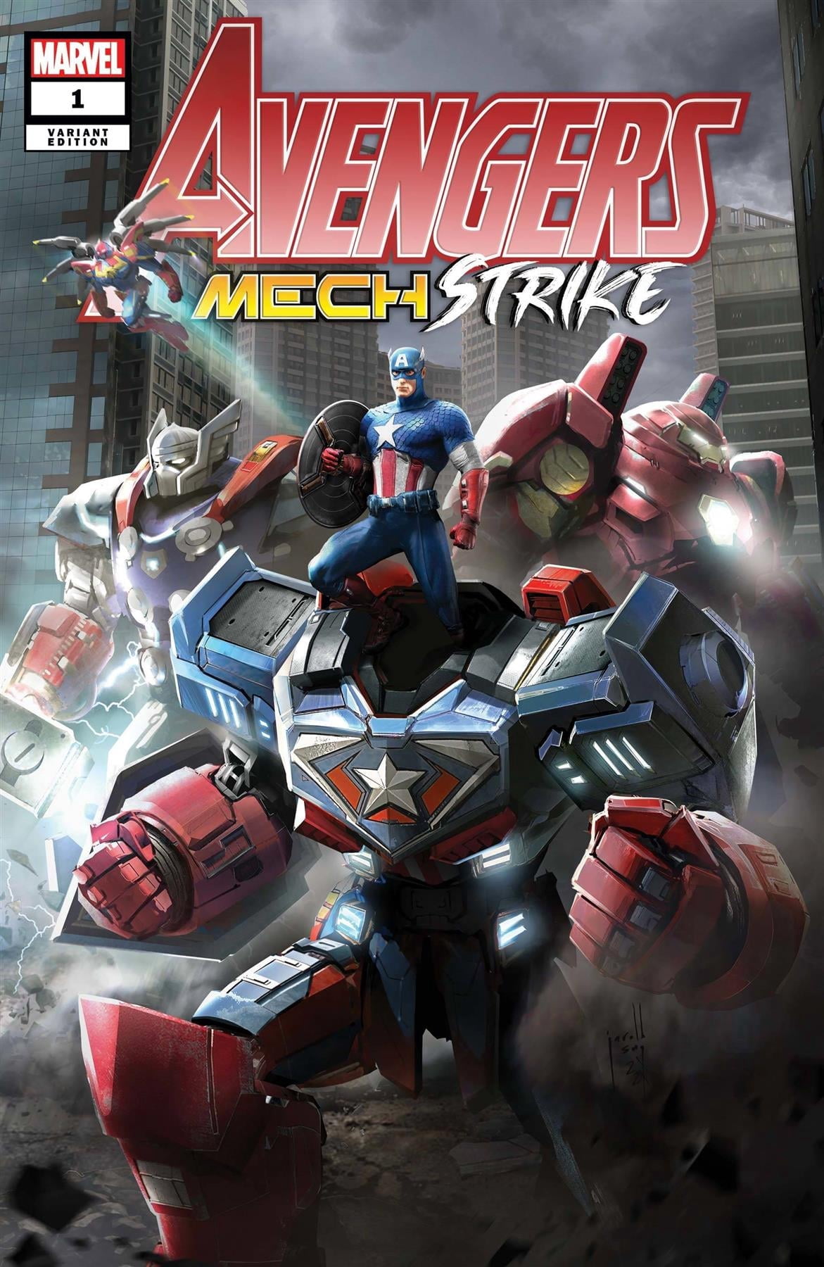 Avengers Mech Strike #1 (of 5) Sng Var Marvel Comics Comic Book ...