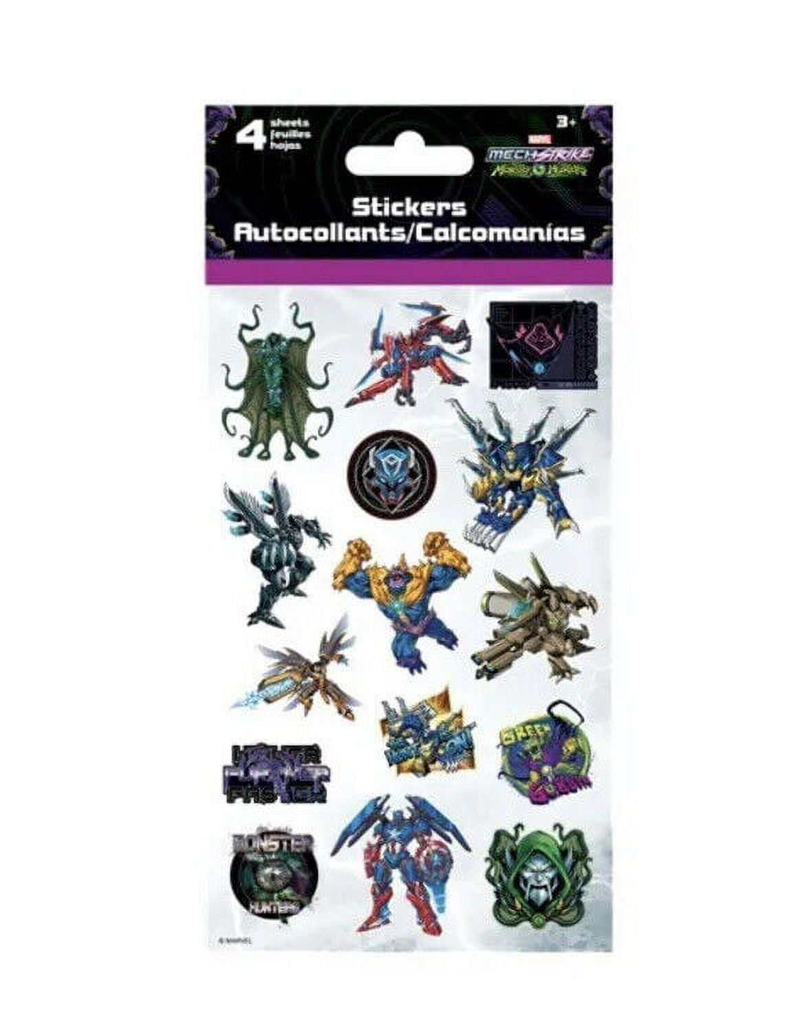 Avengers Mech Strike 4-Sheet Stickers - Walmart.com