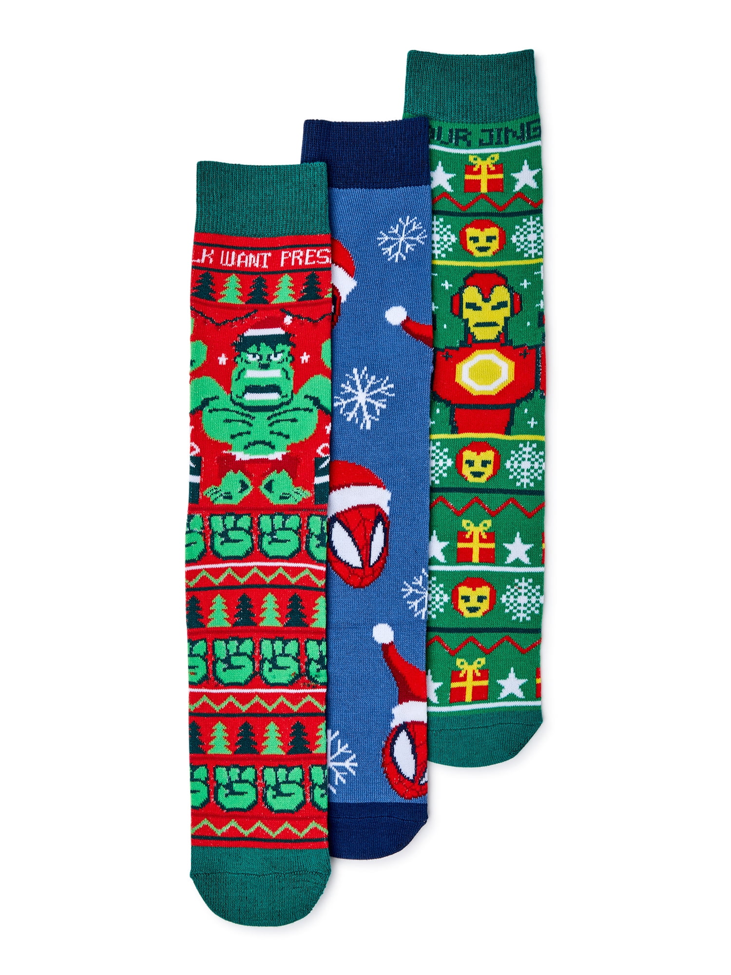 Avengers Men's Marvel Socks, 3-Pack - Walmart.com