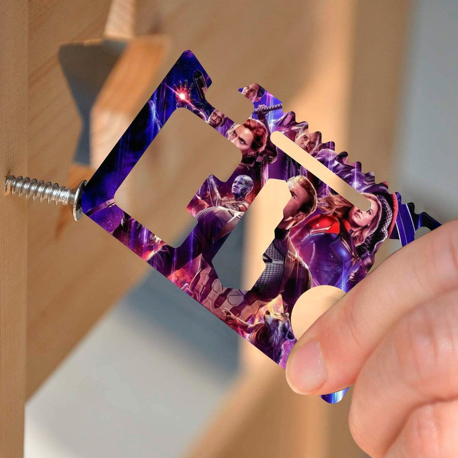 Avengers Multitool Credit Card Sized Pocket Tool, 11-in-1 Wallet Multi ...