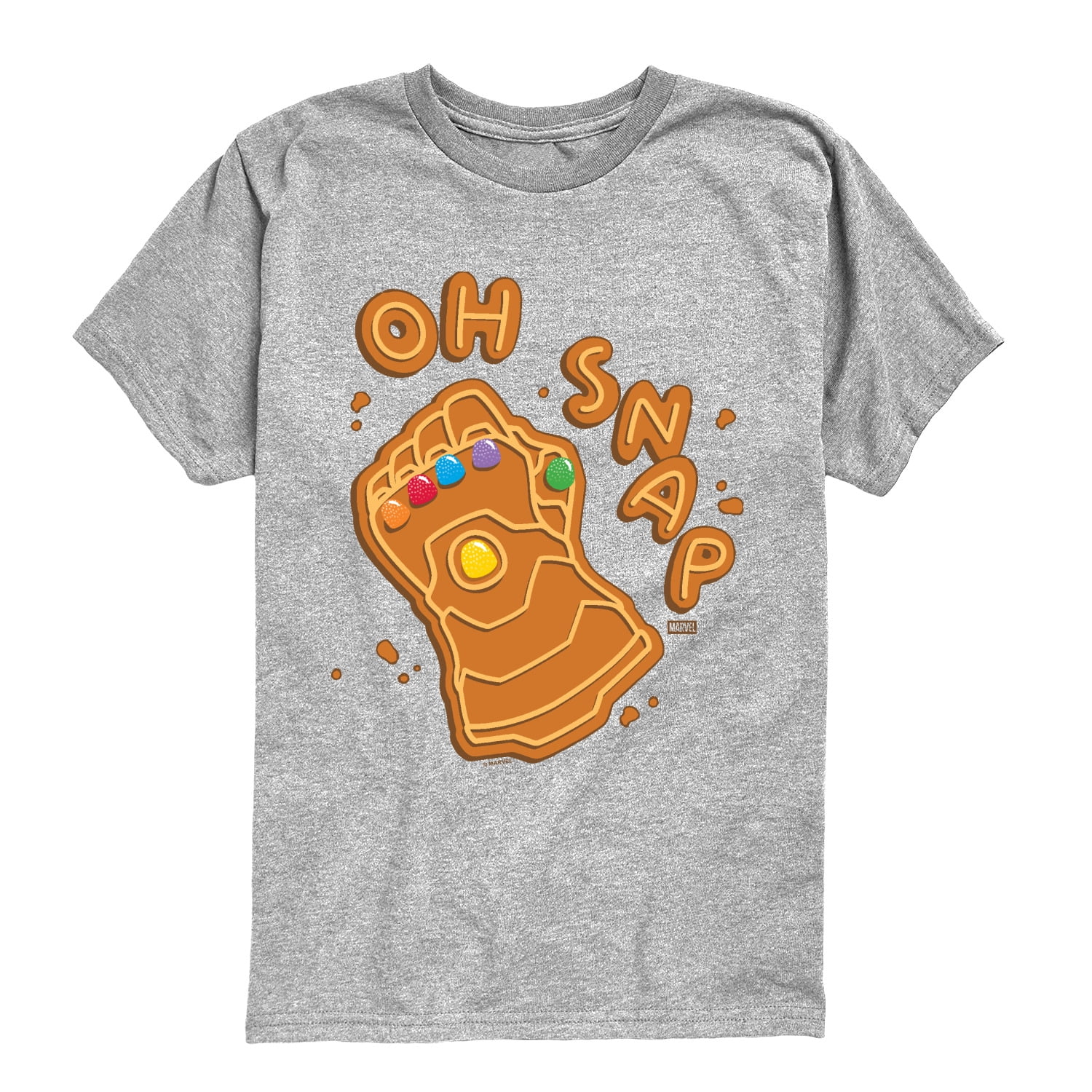 Avengers - Oh Snap Cookie - Youth Boys Short Sleeve Graphic T-Shirt ...