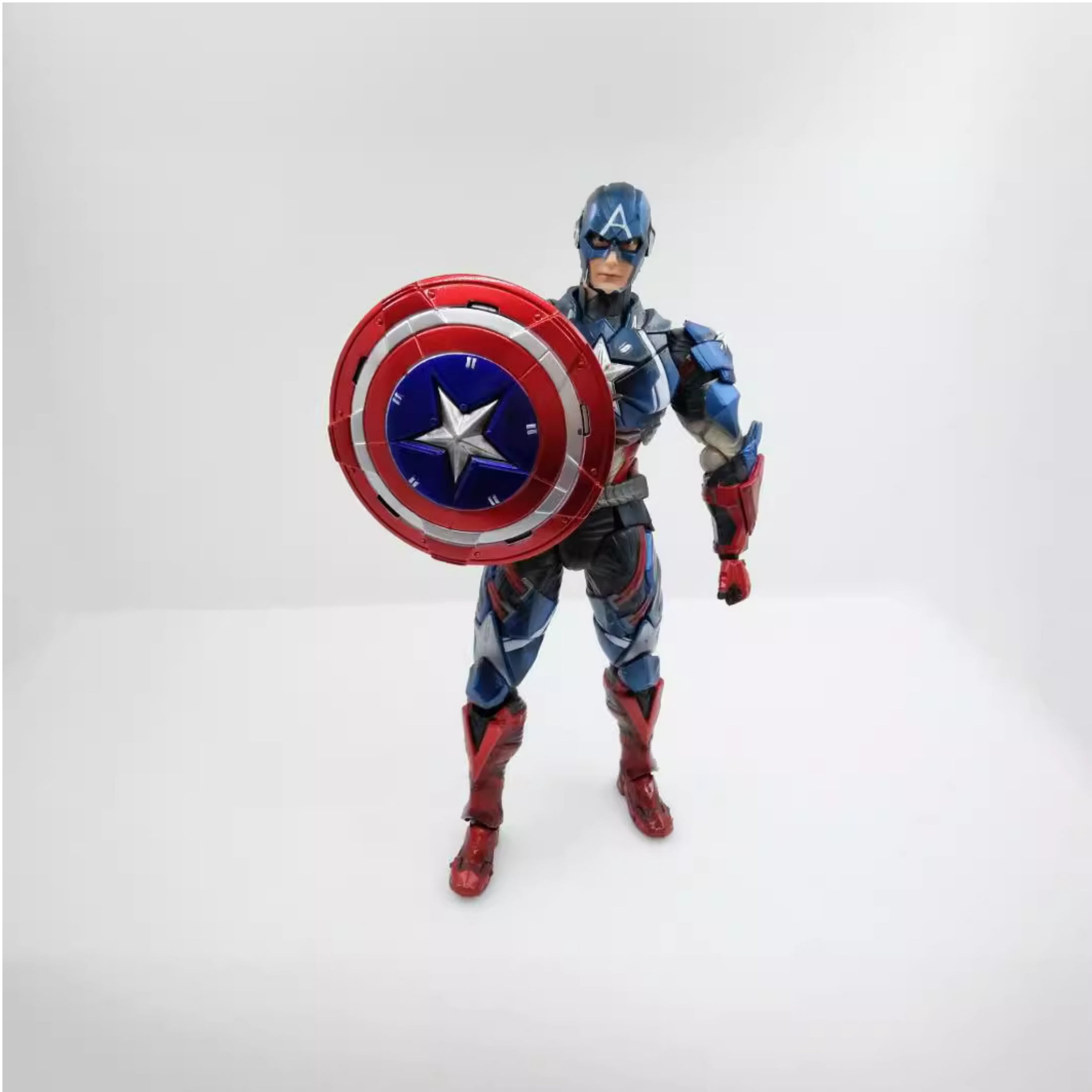 Avengers Play Arts Kai Captain America - Articulated Action Figure ...
