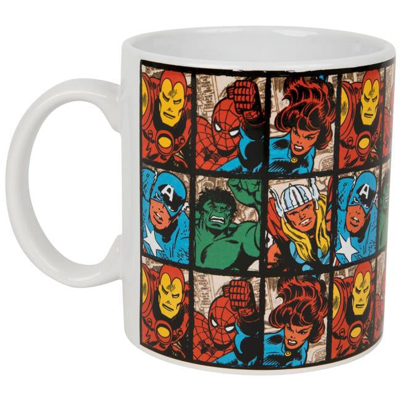 Avengers Retro Hero Grid 20oz Jumbo Ceramic Mug - Walmart.com