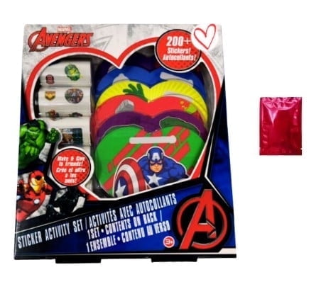 Avengers Superhero Sticker Activity Set – Over 200 Stickers, 24 ...