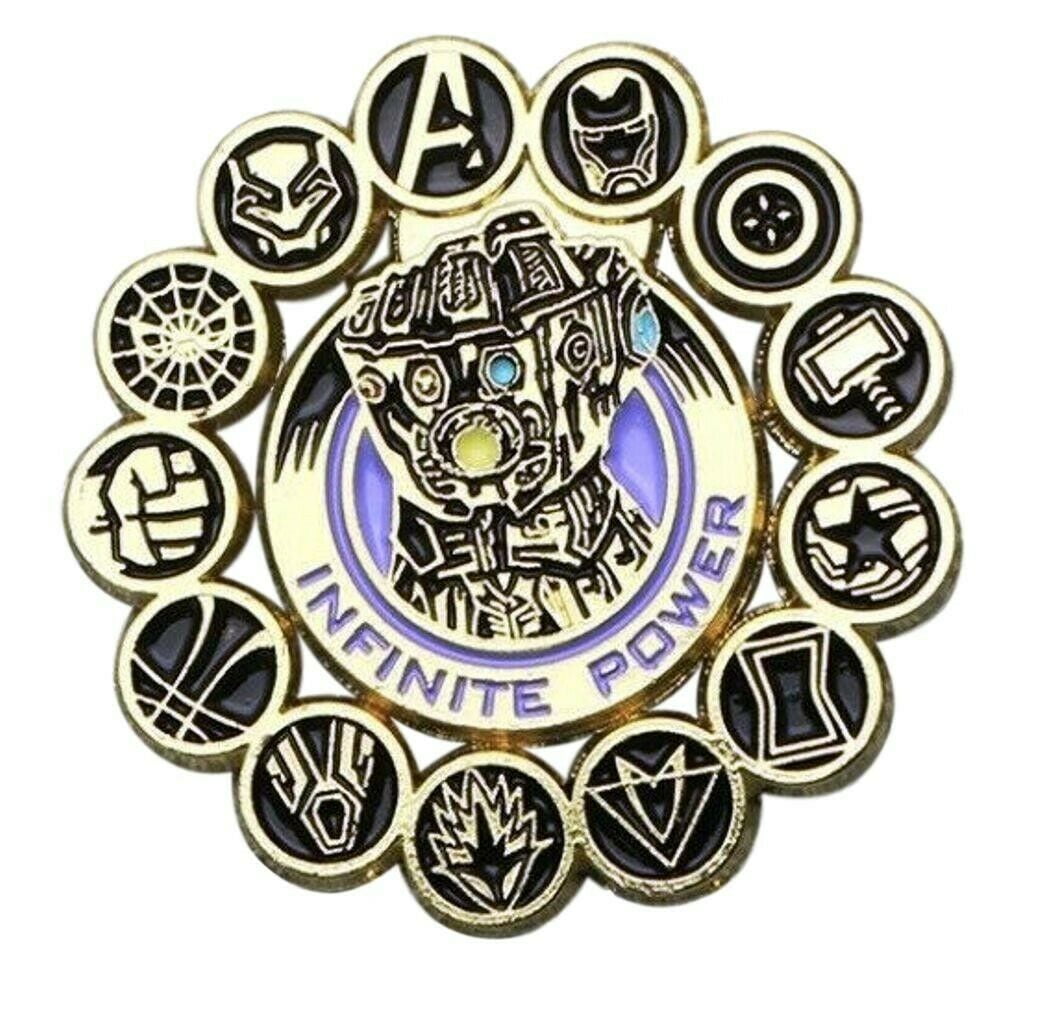 Avengers Thanos Infinite Power 1 Inch Tall Enamel Metal Pin - Walmart.com