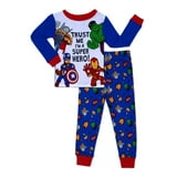 Avengers Toddler Boys Snug Fit Cotton Long Sleeve Pajamas, 2pc Set (2T-5T) - Walmart.com