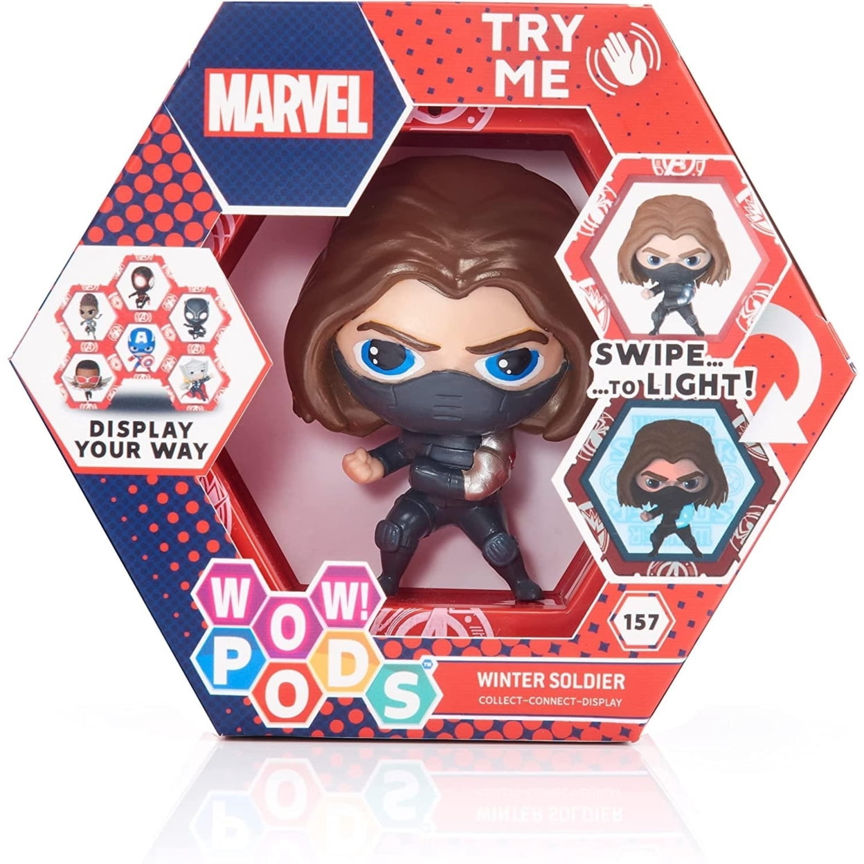 Avengers Winter Soldier Light-Up Figure Marvel Superhero WOW! Stuff ...