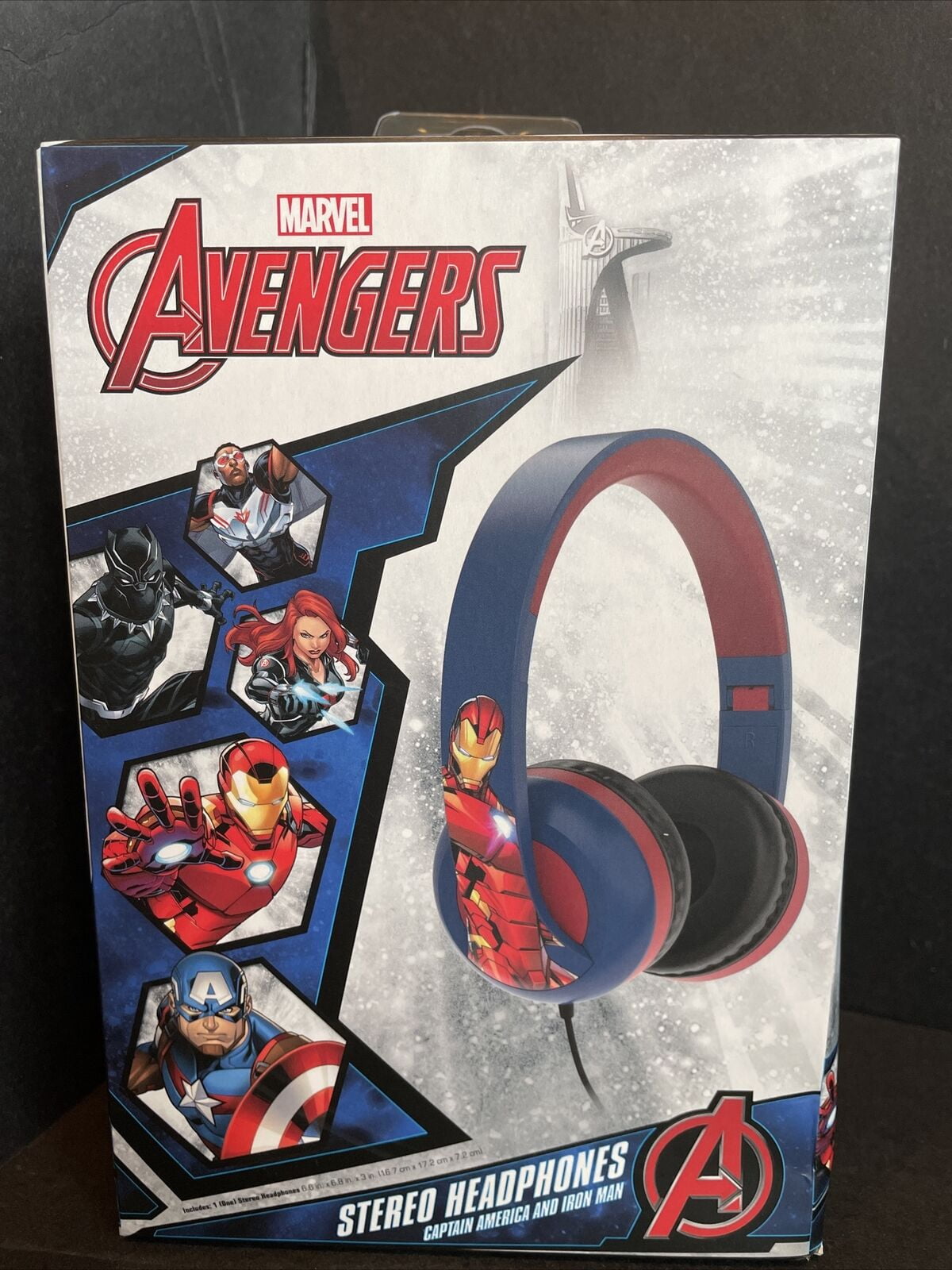 Avengers Youth Captain America & Iron Man Stereo Headphones - Walmart.com