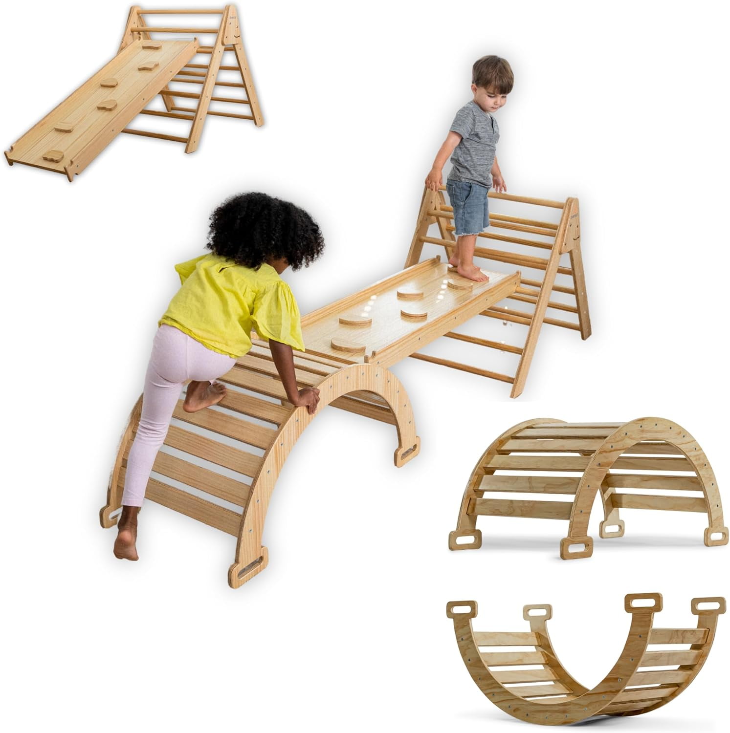 Avenlur Hazel 5-in-1 Indoor Climbing Gym - Waldorf and Montessori ...