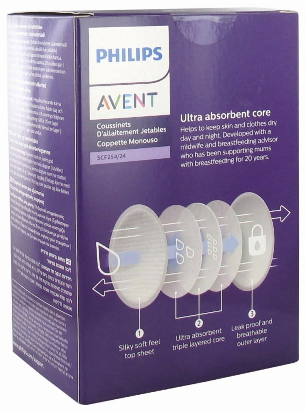 Avent Day & Night Disposable Breast Pads, Ultra-Absorbent, Individually ...