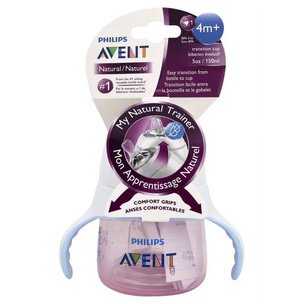 Philips Avent 5oz Natural Trainer Transition Cup 1 4m+ - Walmart.com