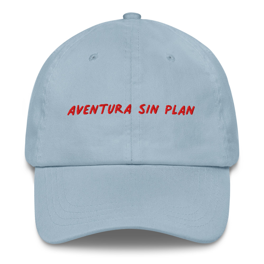 Aventura Sin Plan Adventure Without A Plan Dad Hat (Light Blue ...