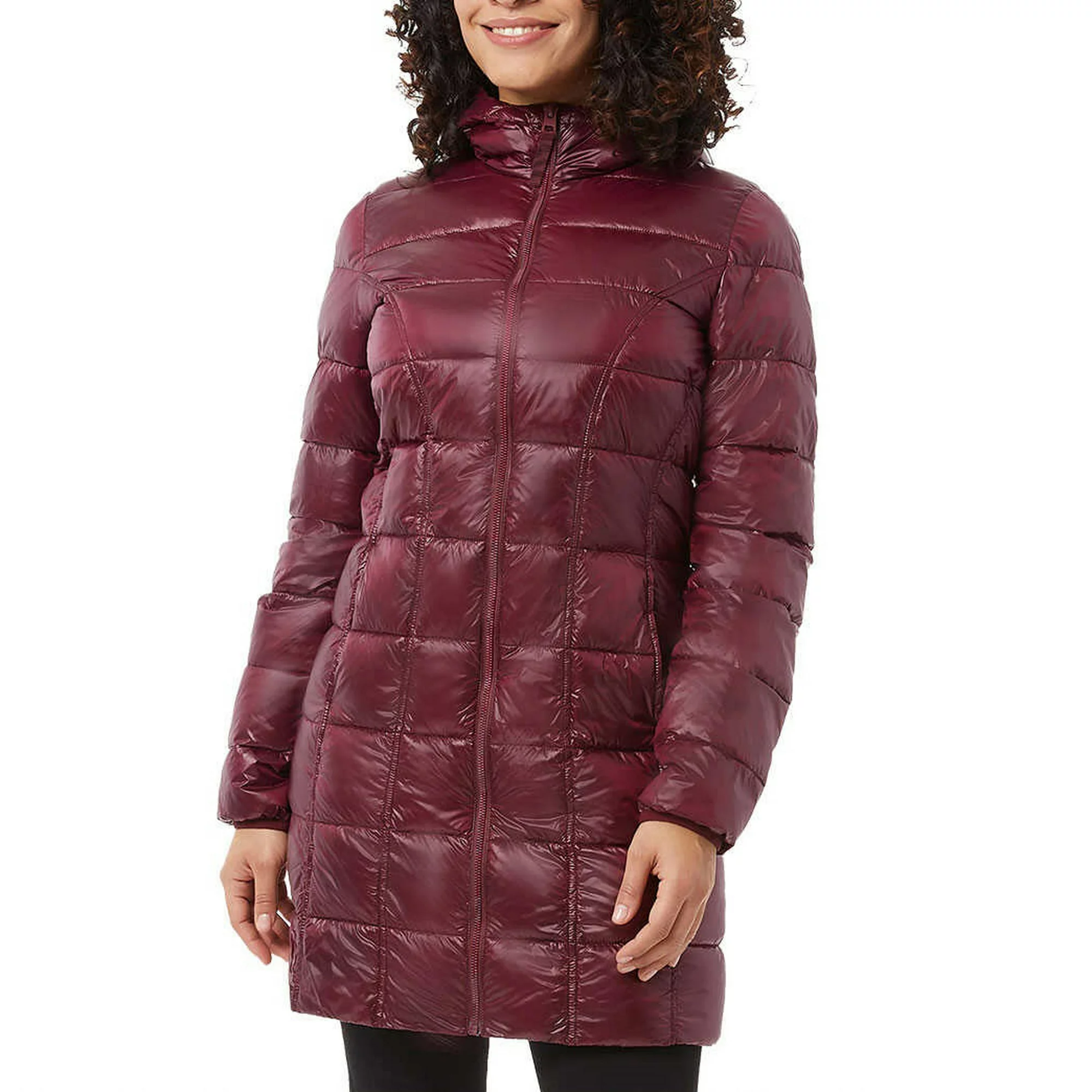 Maroon Puffer Jacket