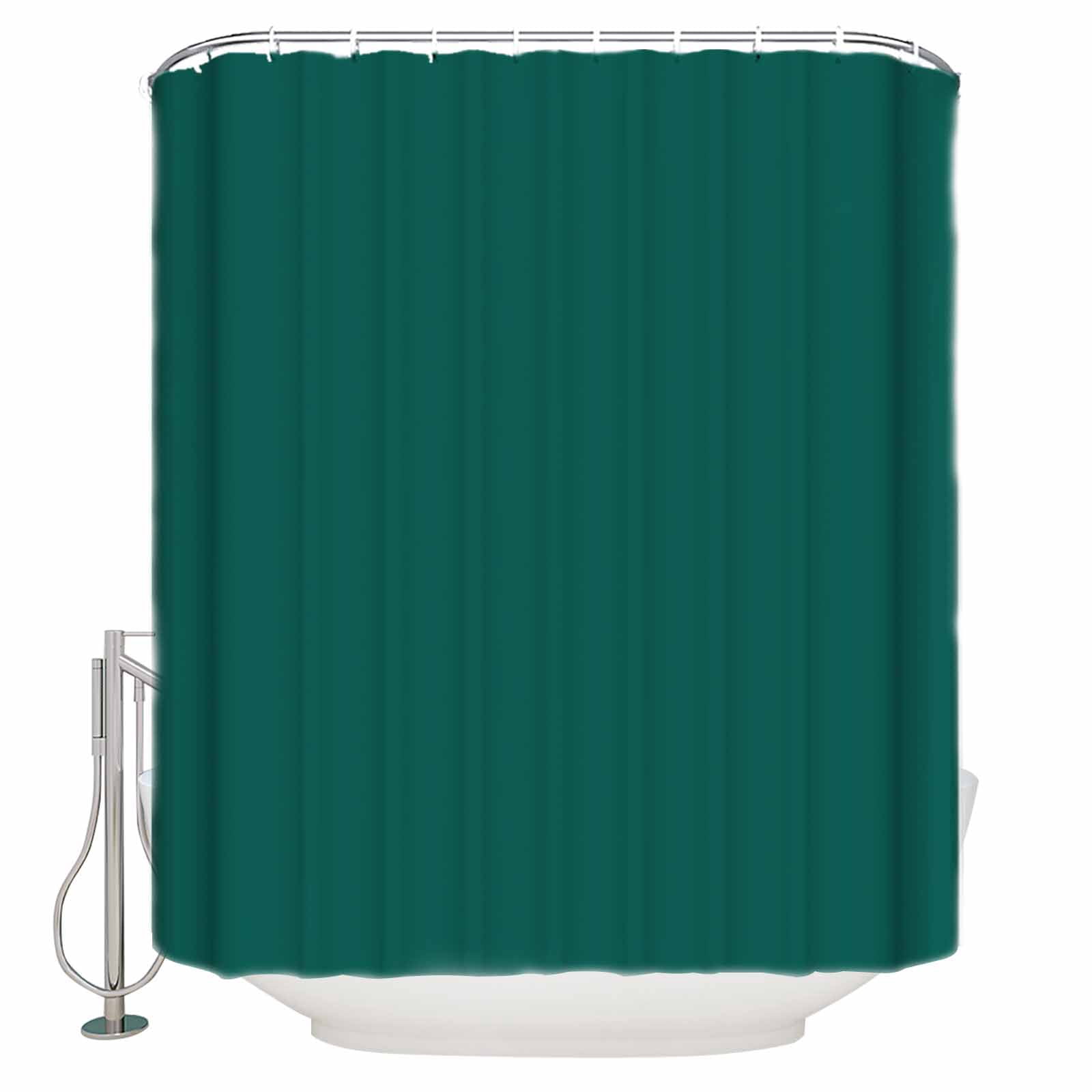 Aventurine Shower Curtain, 60" x 72", Emerald Green Solid Color ...