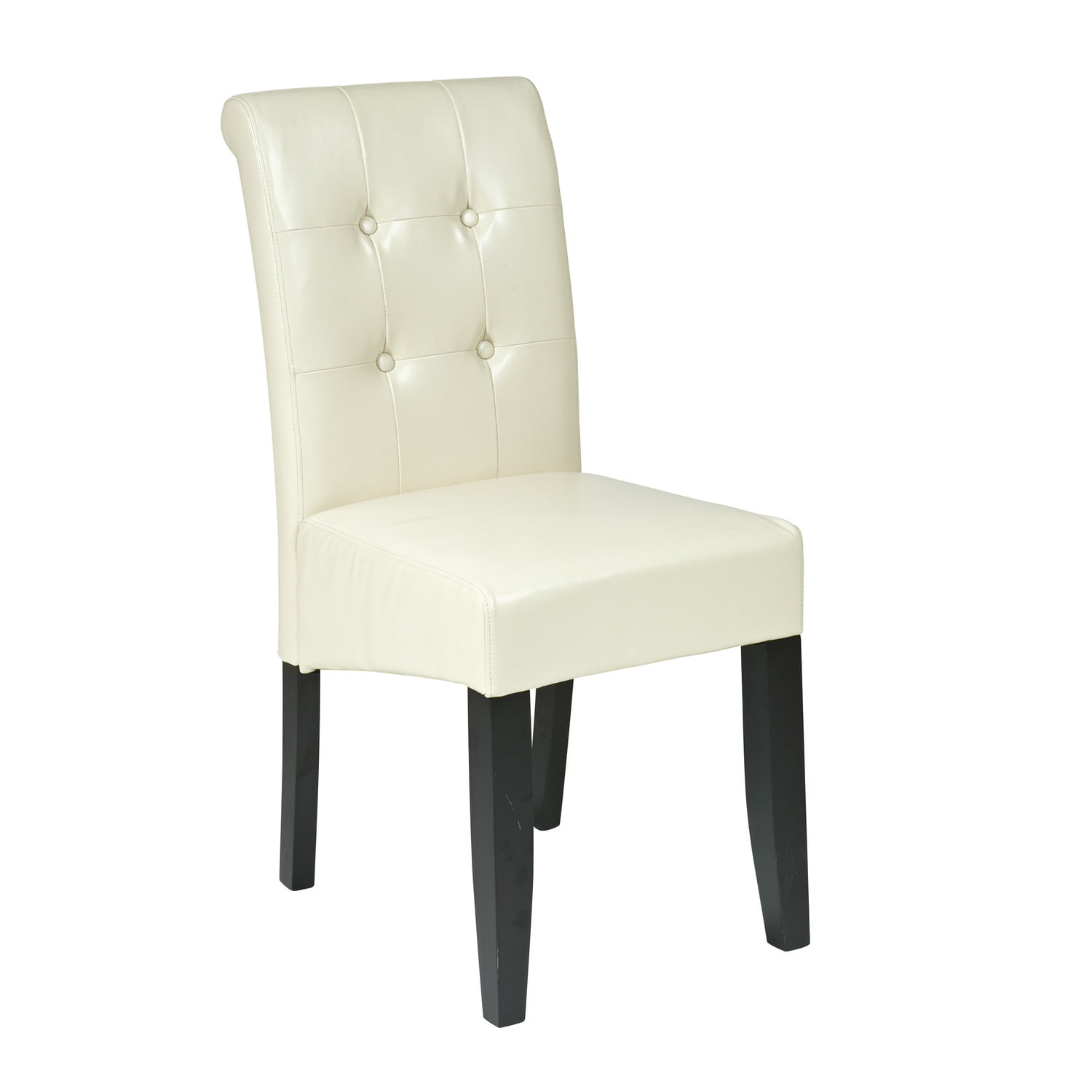 Avenue 6 Office Star MET88CM Cream Eco Leather Parsons Chair - Walmart.com