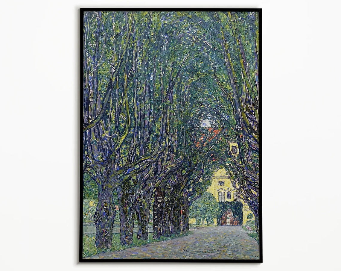 Avenue In Park Schloss Kammer Gustav Klimt Austrian Landscape ...
