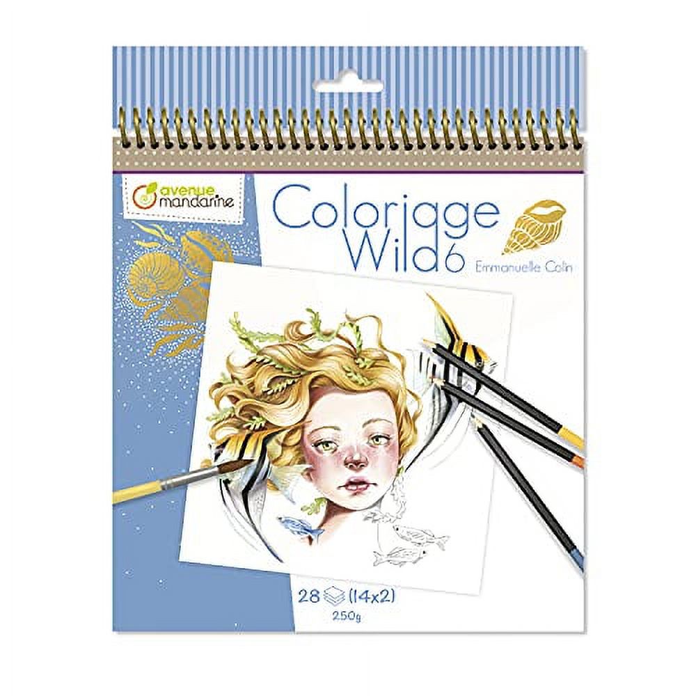 Avenue Mandarin Coloring Book Wild6 (Girls and Sea Life) Coloring Pages ...