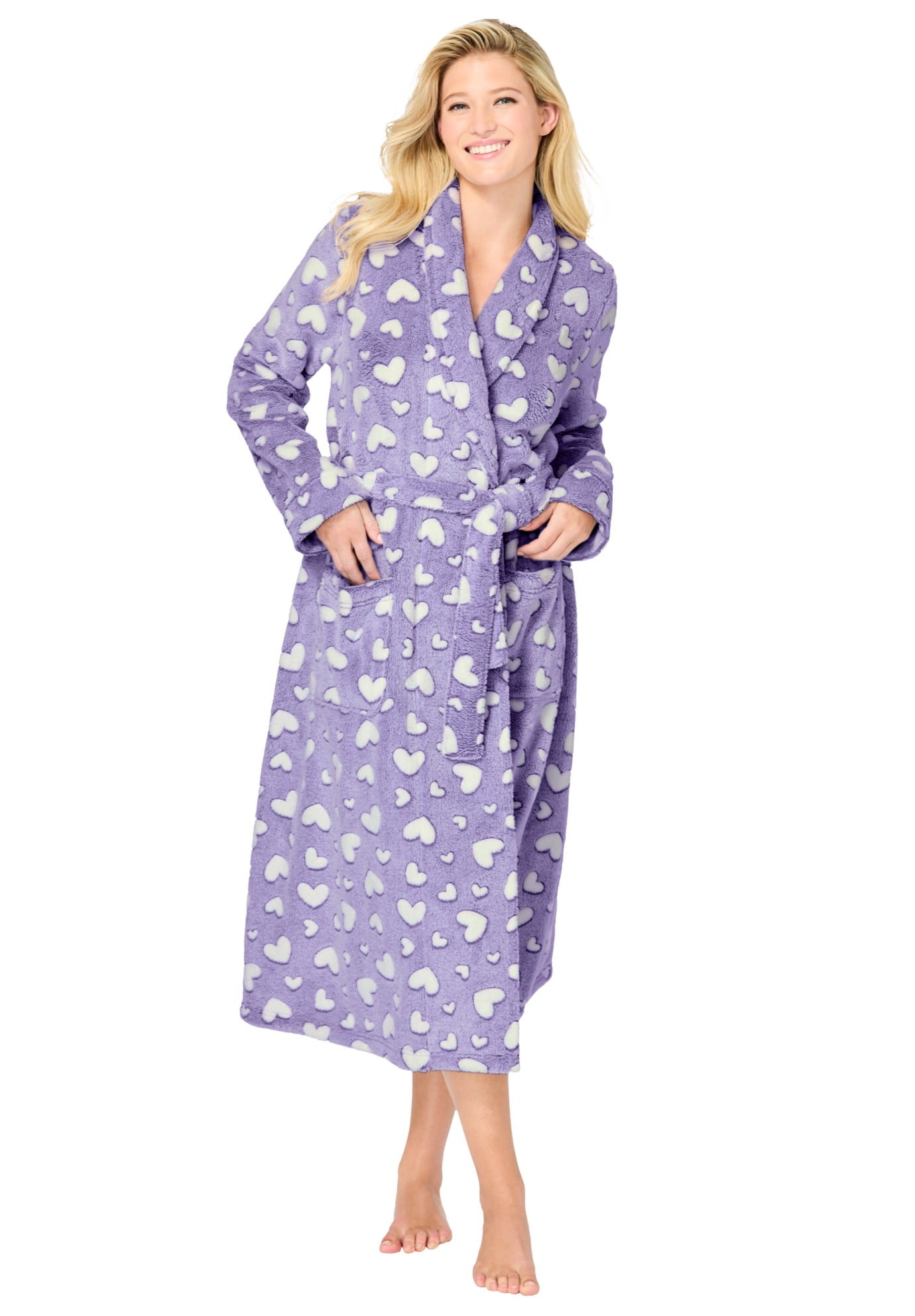 Avenue Women's Plus Size Body Fluffy Robe Wrap - Walmart.com