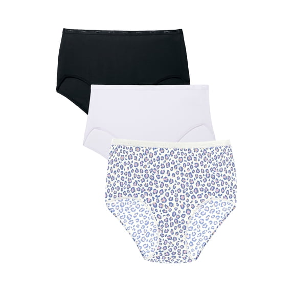 Avenue Women's Plus Size Modern Cotton Spandex Brief 3-Pack - Walmart.com