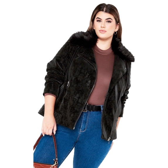 Avenue Women's Plus Size Natalia Jacket - Walmart.com