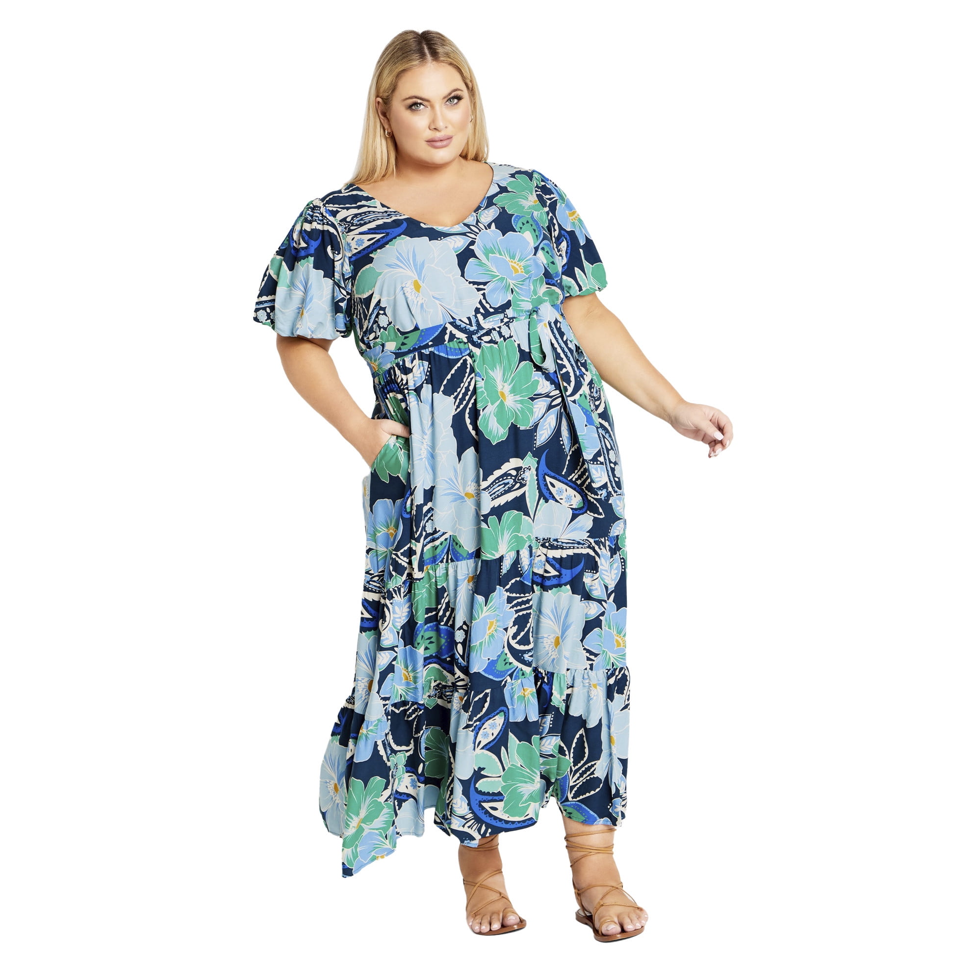 Avenue Women's Plus Size Raina Maxi Dress - Walmart.com