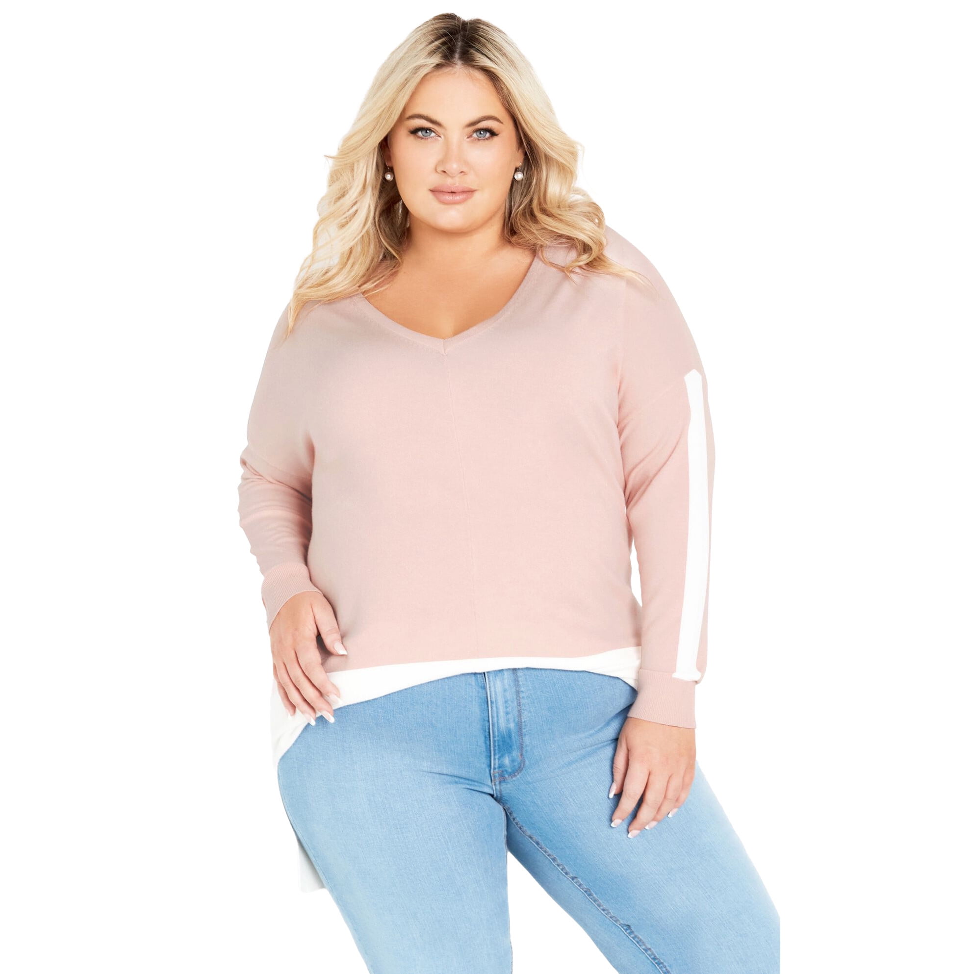 Avenue Women's Plus Size So Sweet Sweater - Walmart.com