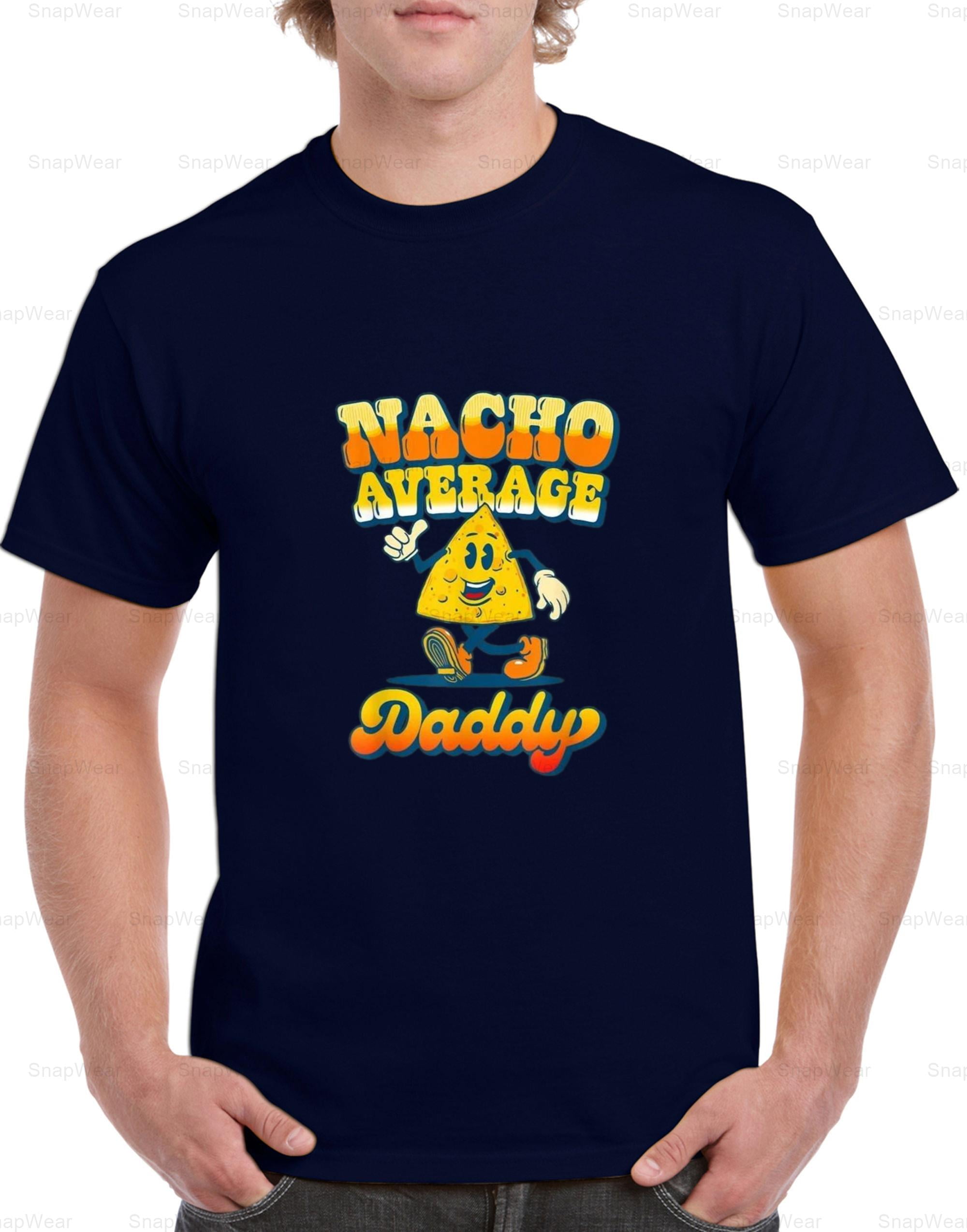 Average Daddy Funny Fathers Day Food Lover Retro 80s Dad Bod Humor T ...